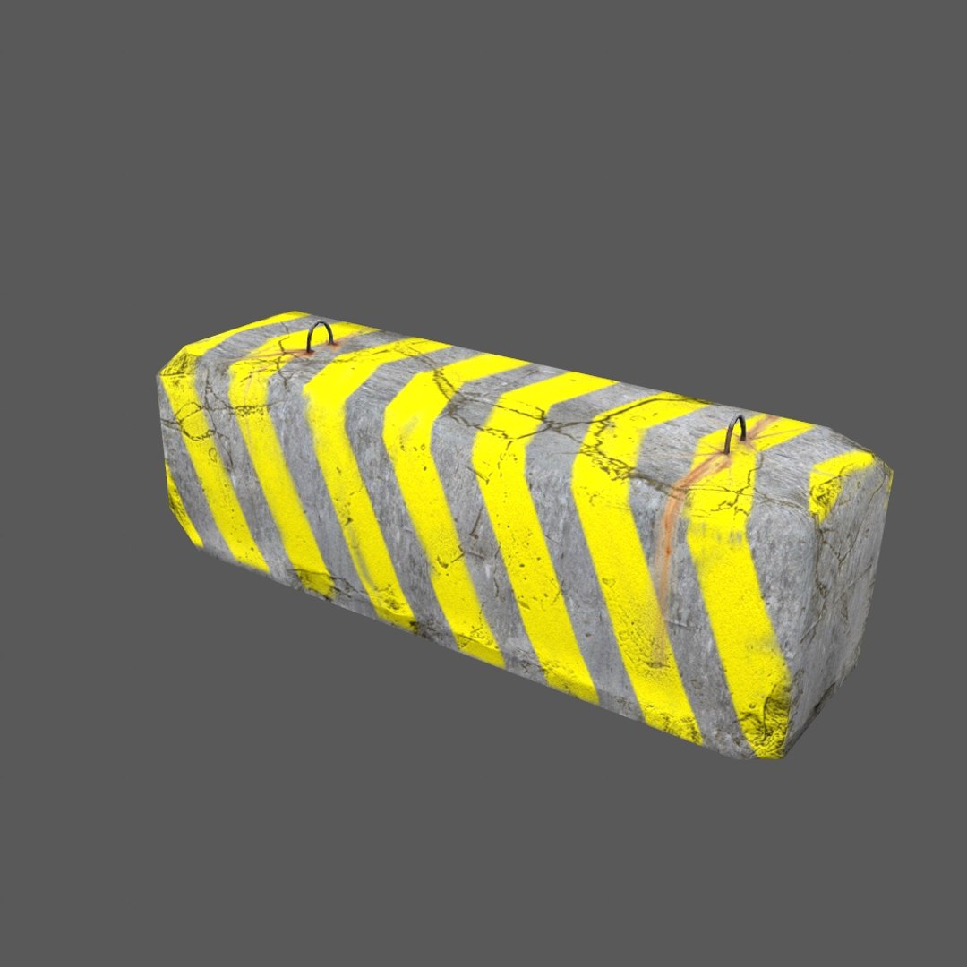 3D Barrier Bar Model - TurboSquid 1264158