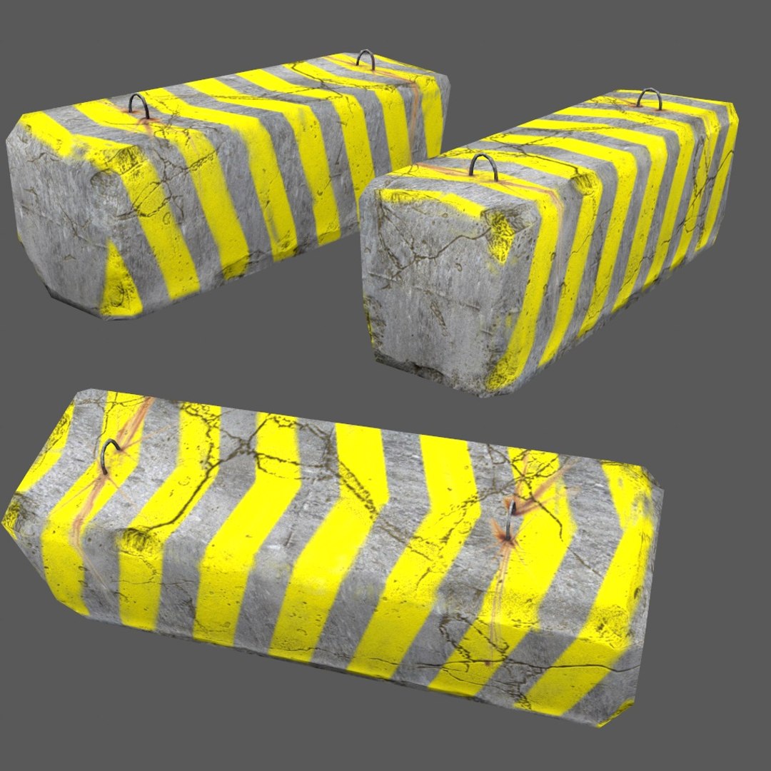 3D Barrier Bar Model - TurboSquid 1264158