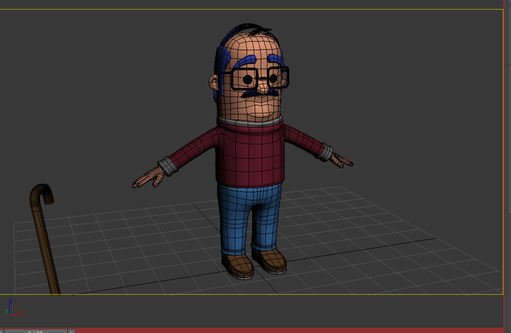 Grand Father 3D Model - TurboSquid 1598926