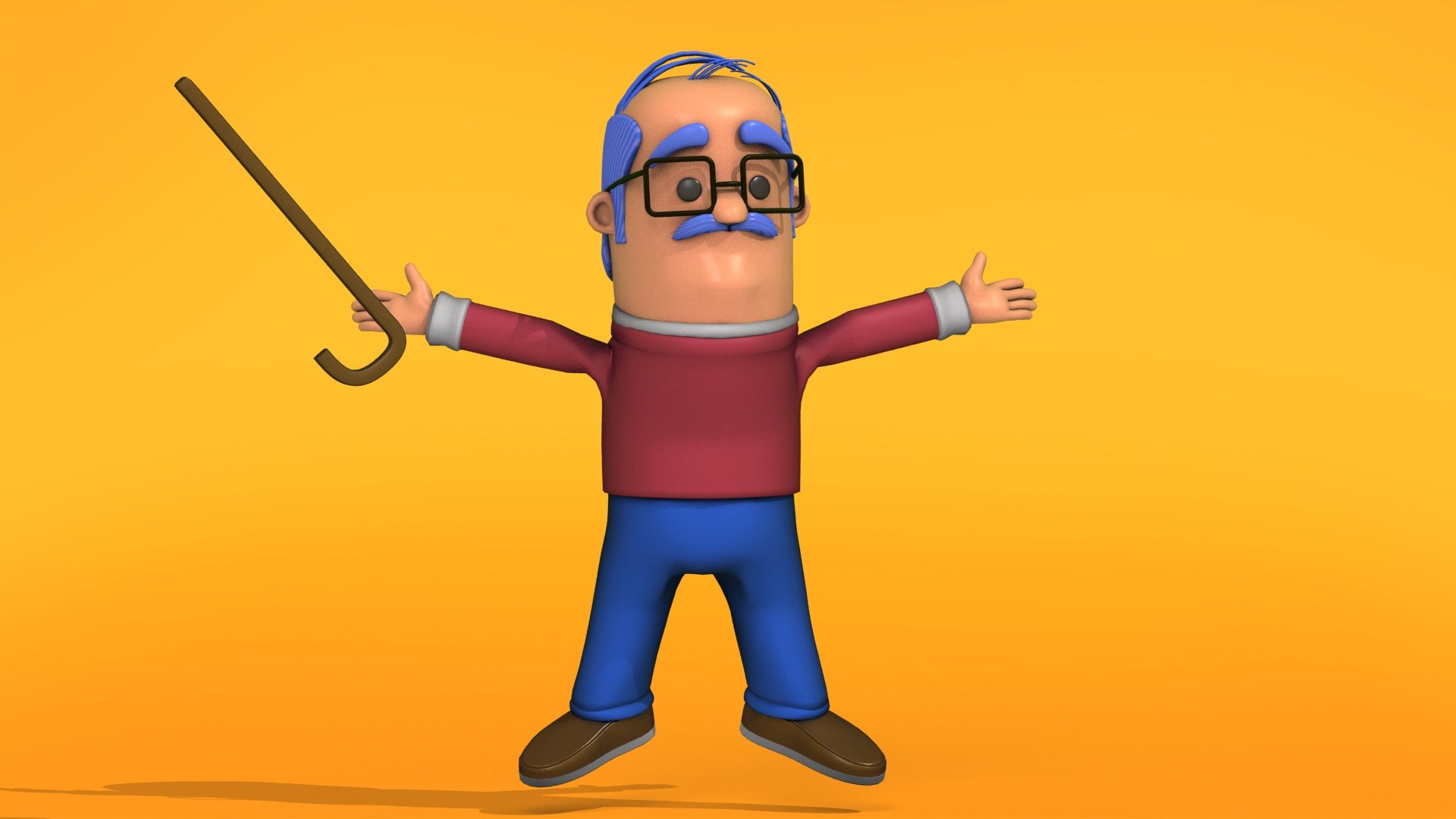 Grand Father 3D Model - TurboSquid 1598926