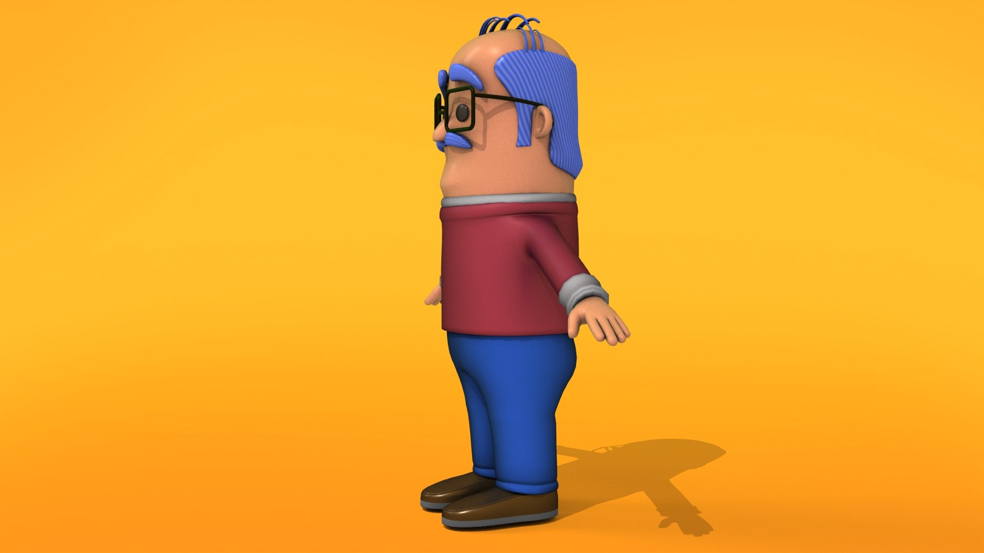 Grand Father 3D Model - TurboSquid 1598926
