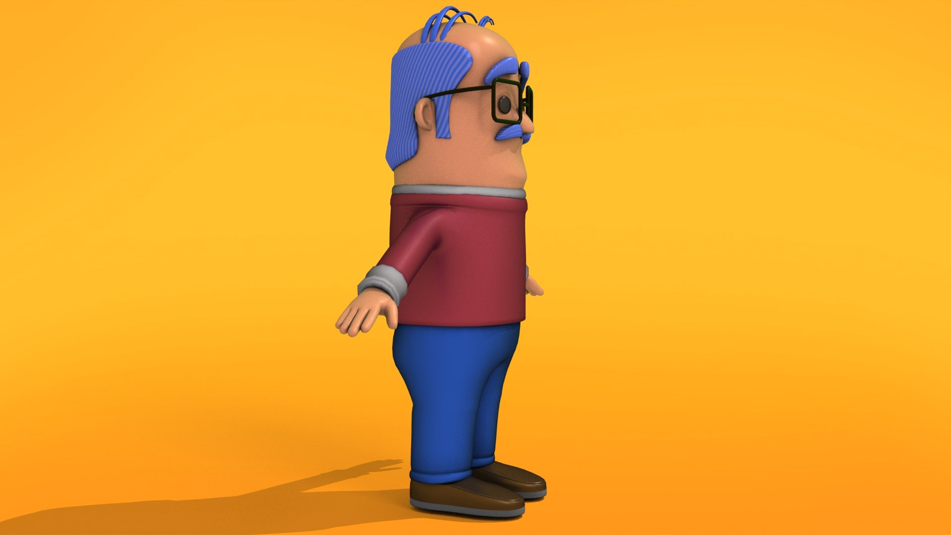 Grand Father 3D Model - TurboSquid 1598926