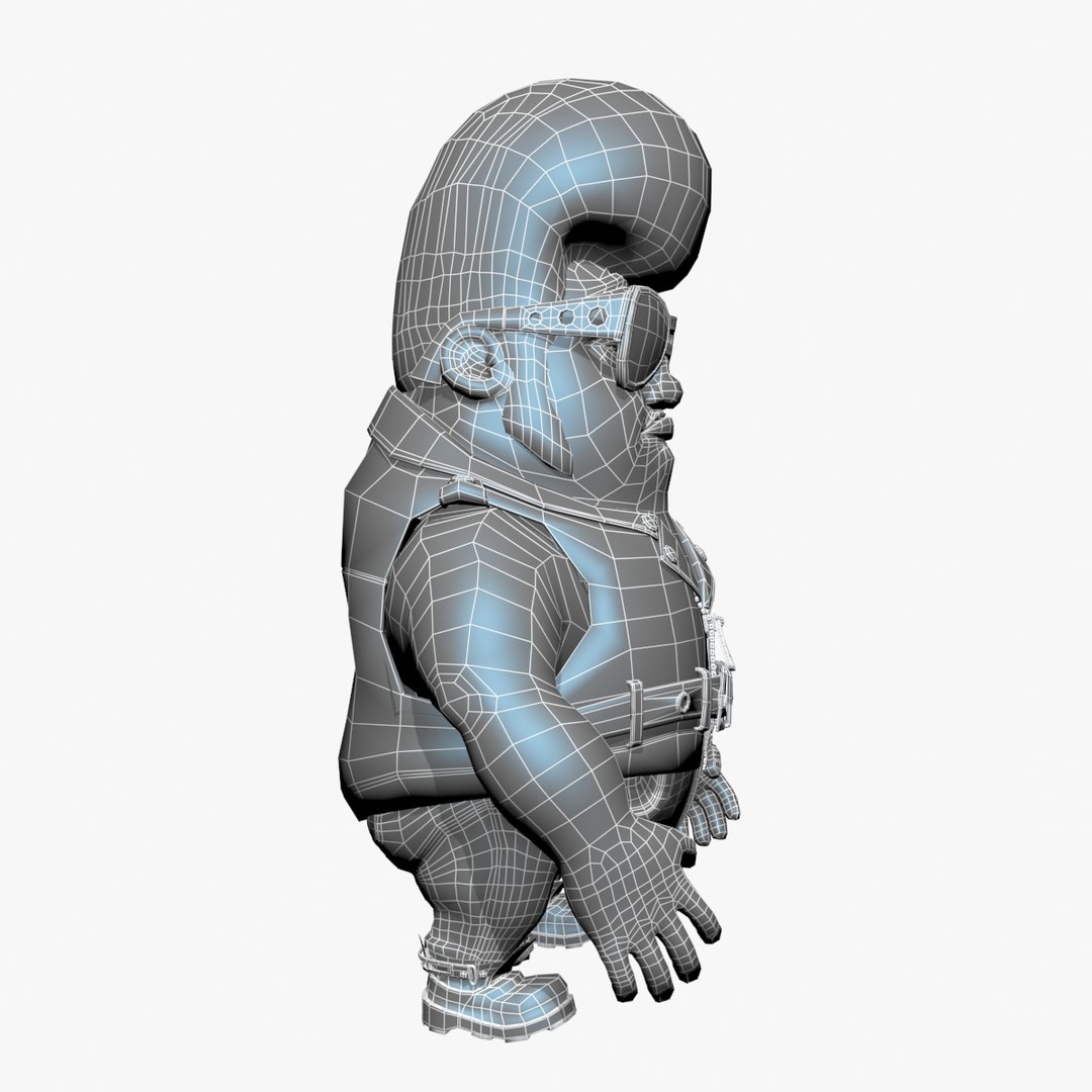 Cartoon Fat Elvis 3d Max