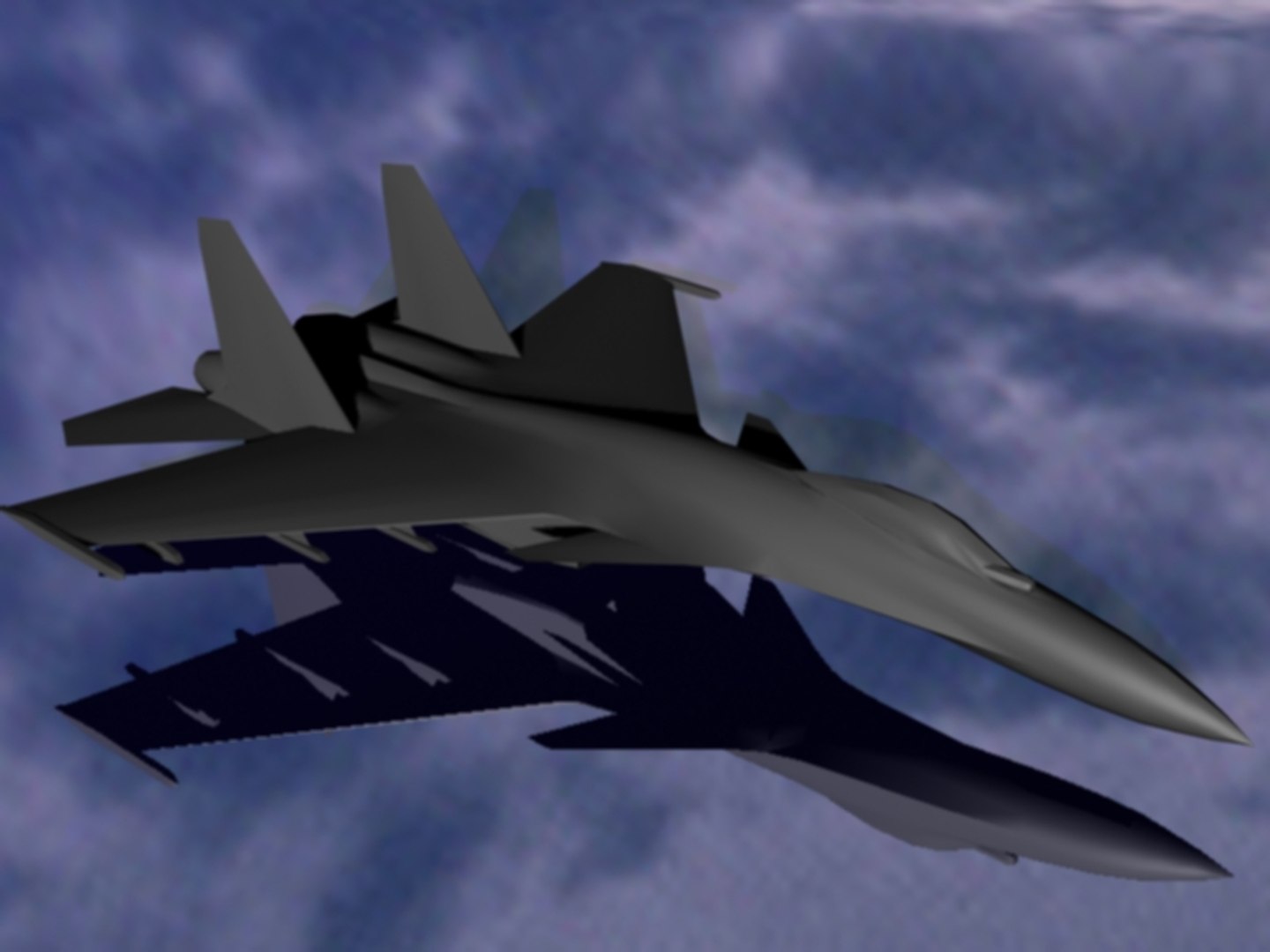 3d Sukhoi Su-33 Naval Flanker Model