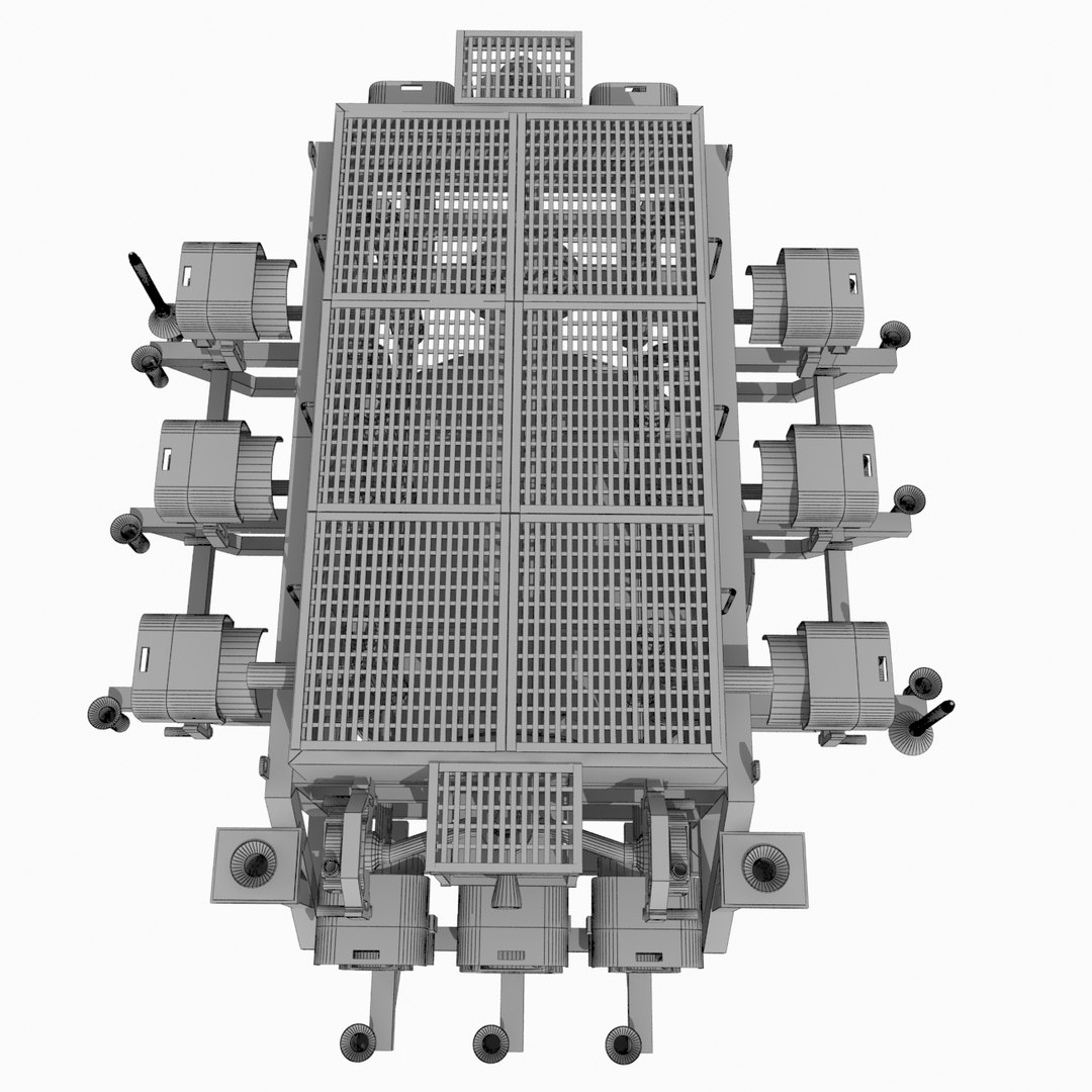 3D Subsea Cluster Manifold - TurboSquid 1347468
