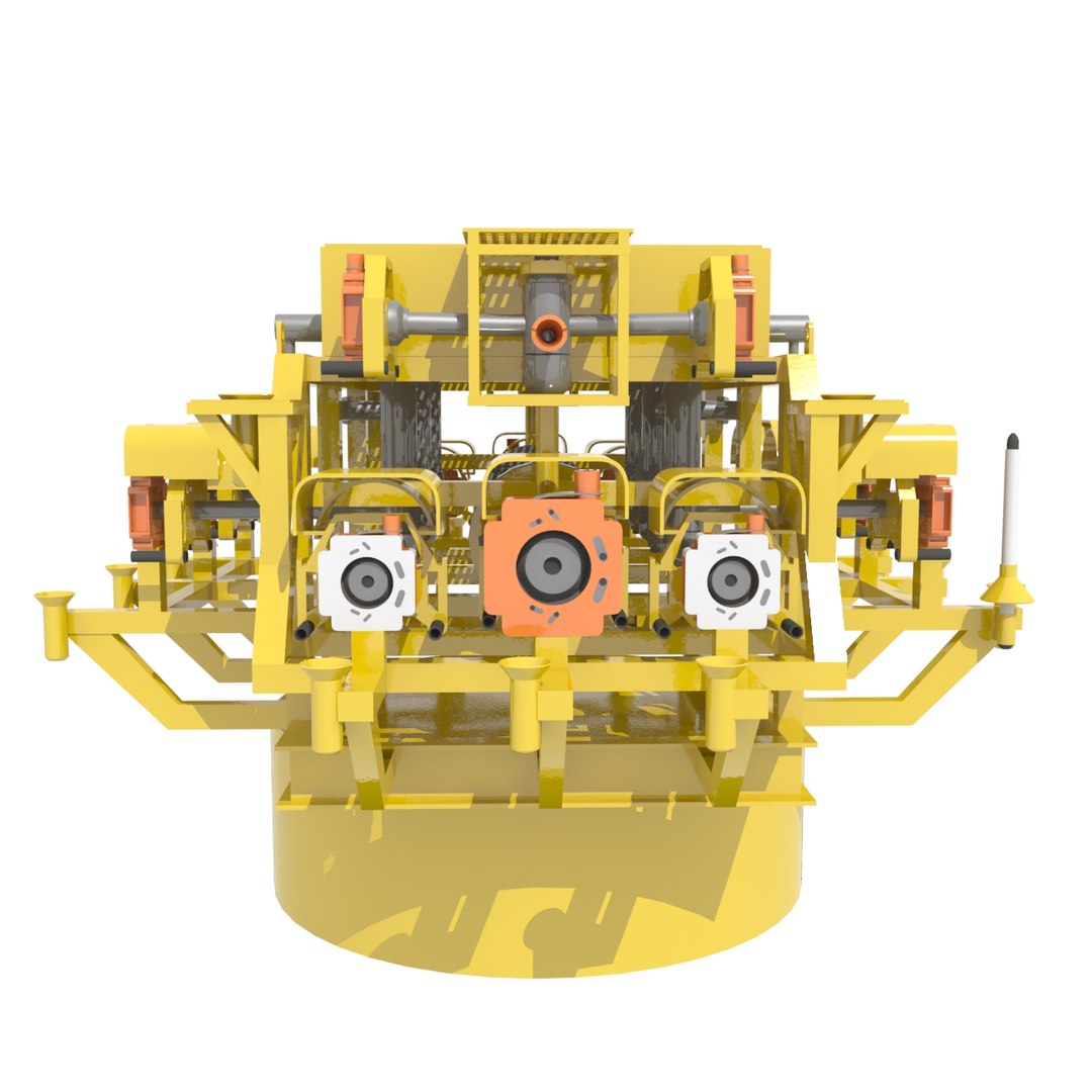 3D Subsea Cluster Manifold - TurboSquid 1347468