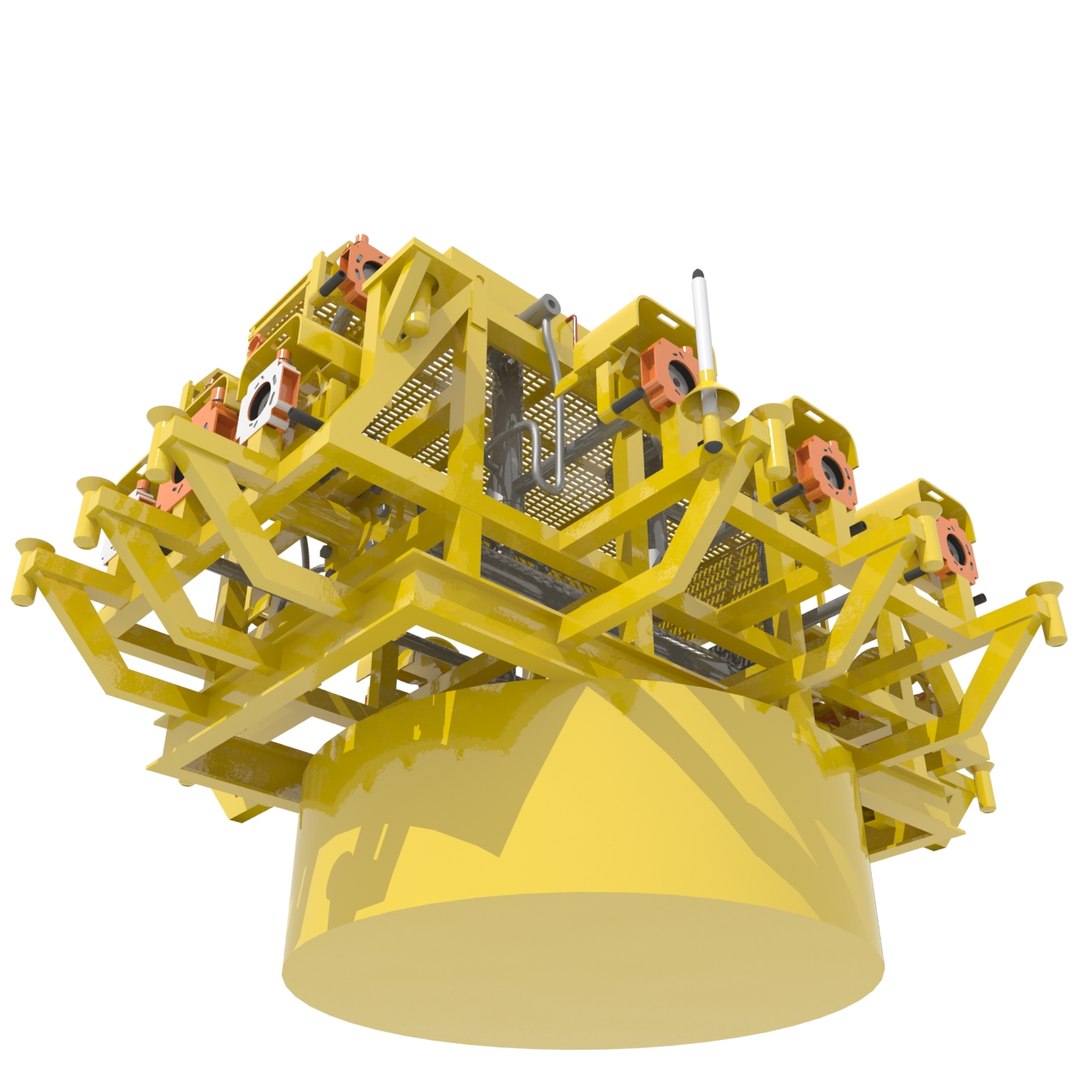 3D Subsea Cluster Manifold - TurboSquid 1347468