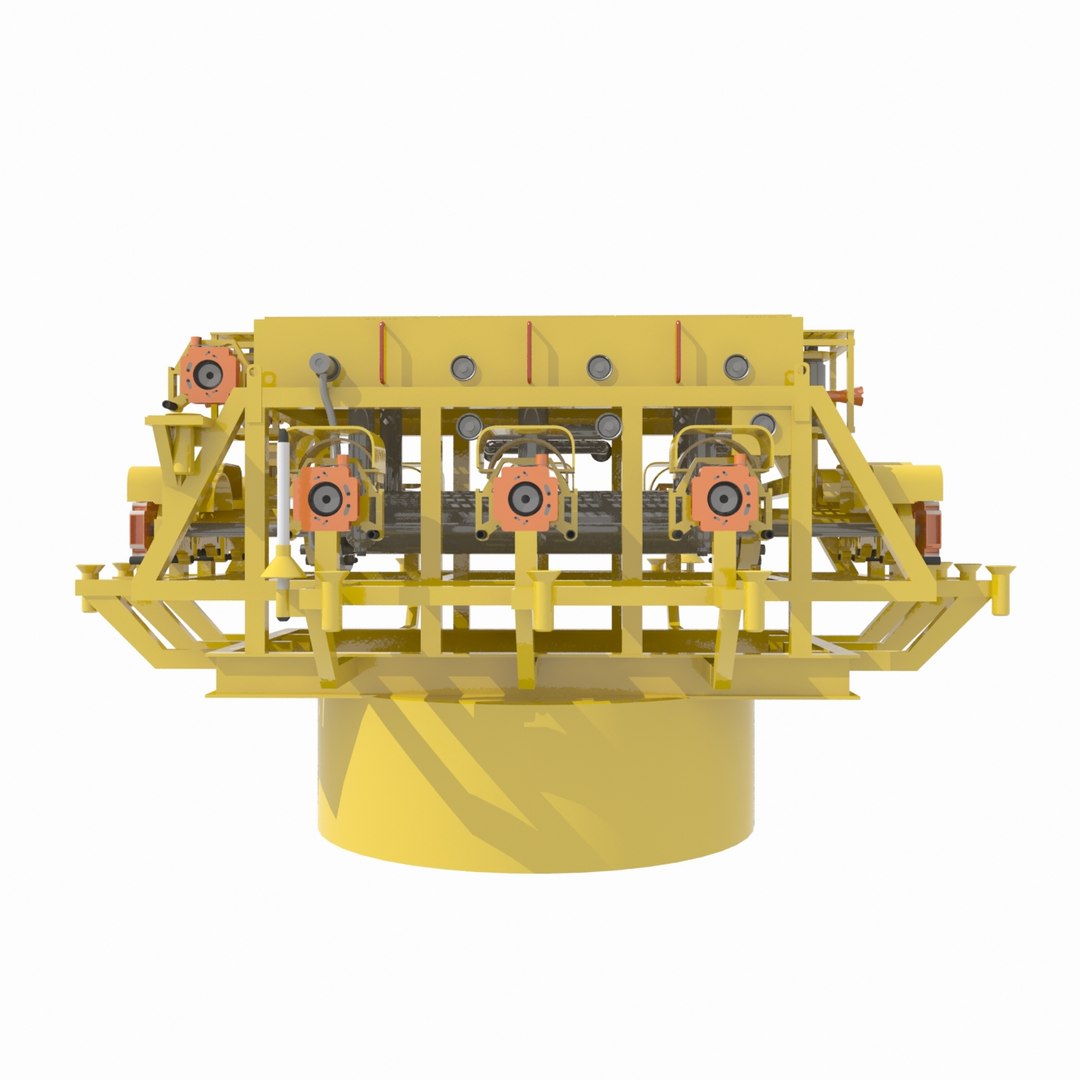 3D Subsea Cluster Manifold - TurboSquid 1347468