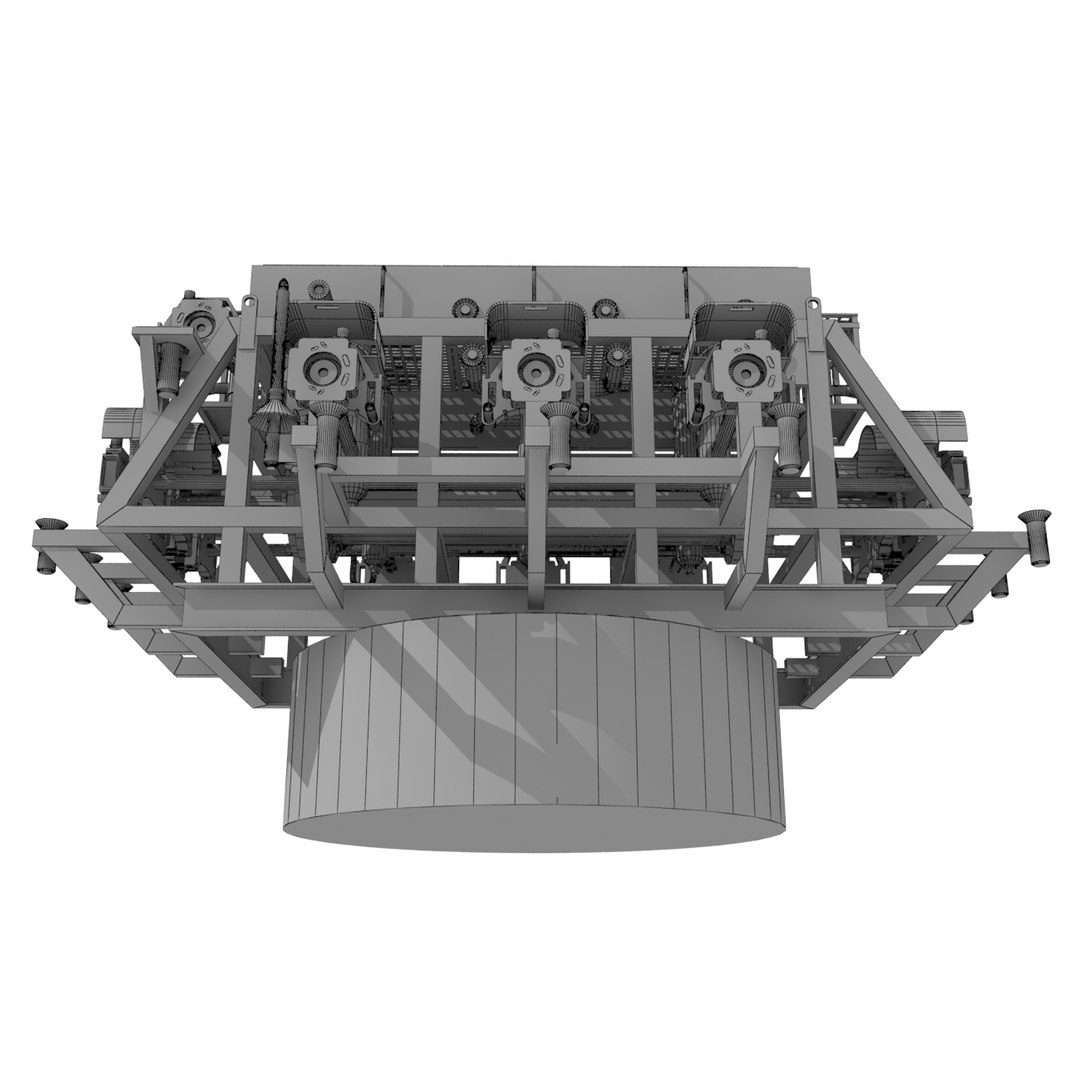 3D Subsea Cluster Manifold - TurboSquid 1347468