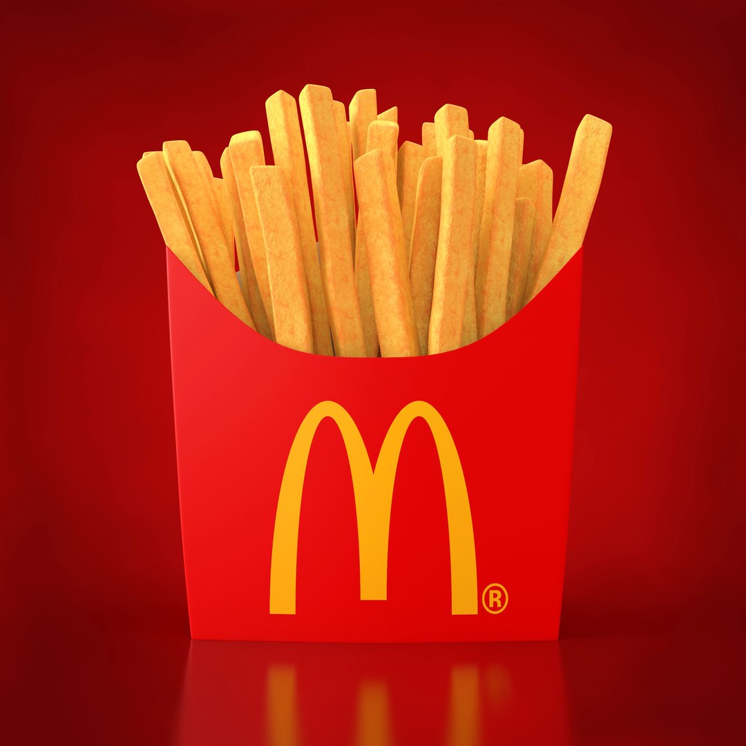 Fries Mc 3D Model - TurboSquid 1224267