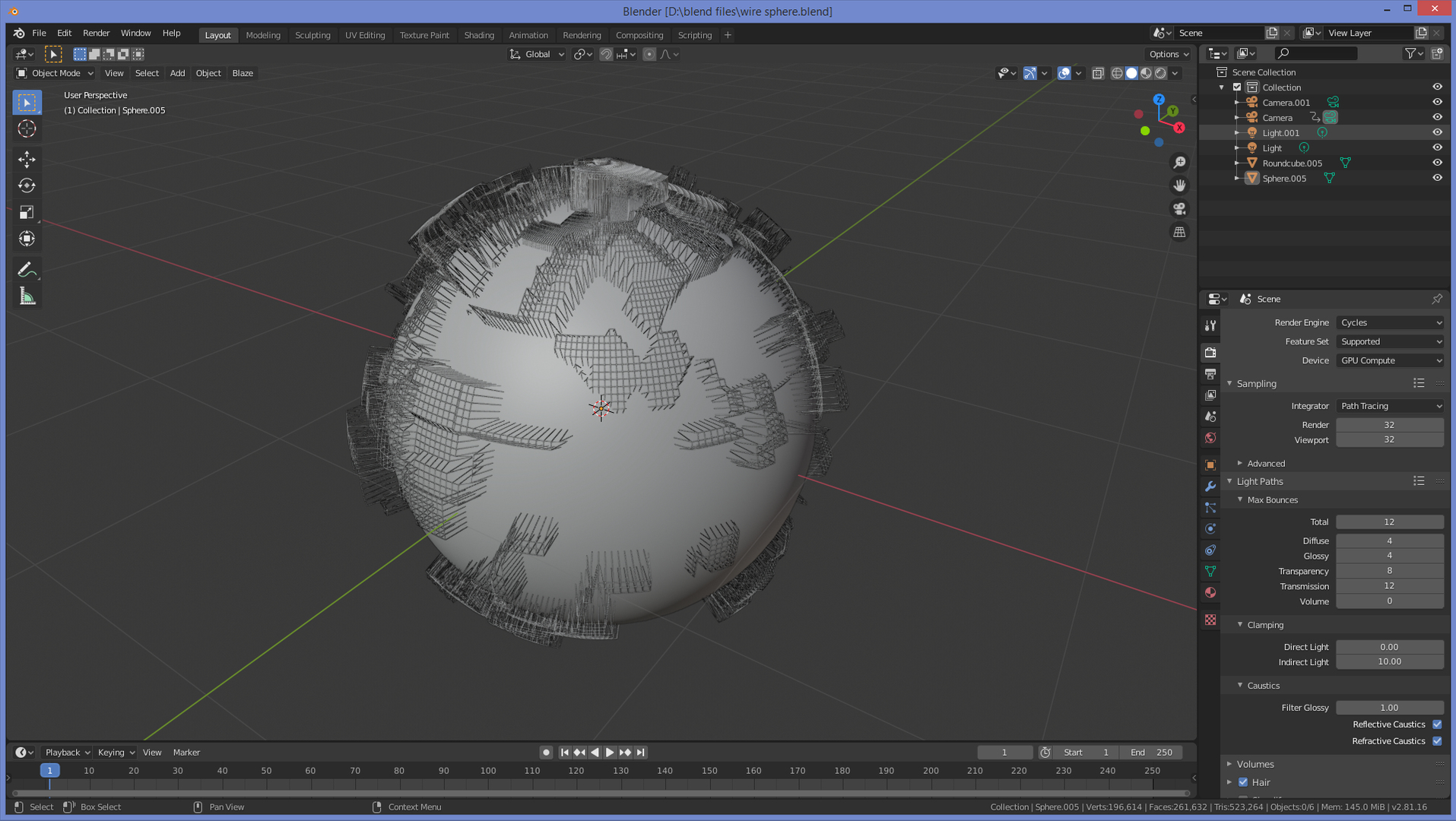 Wire sphere model - TurboSquid 1486598