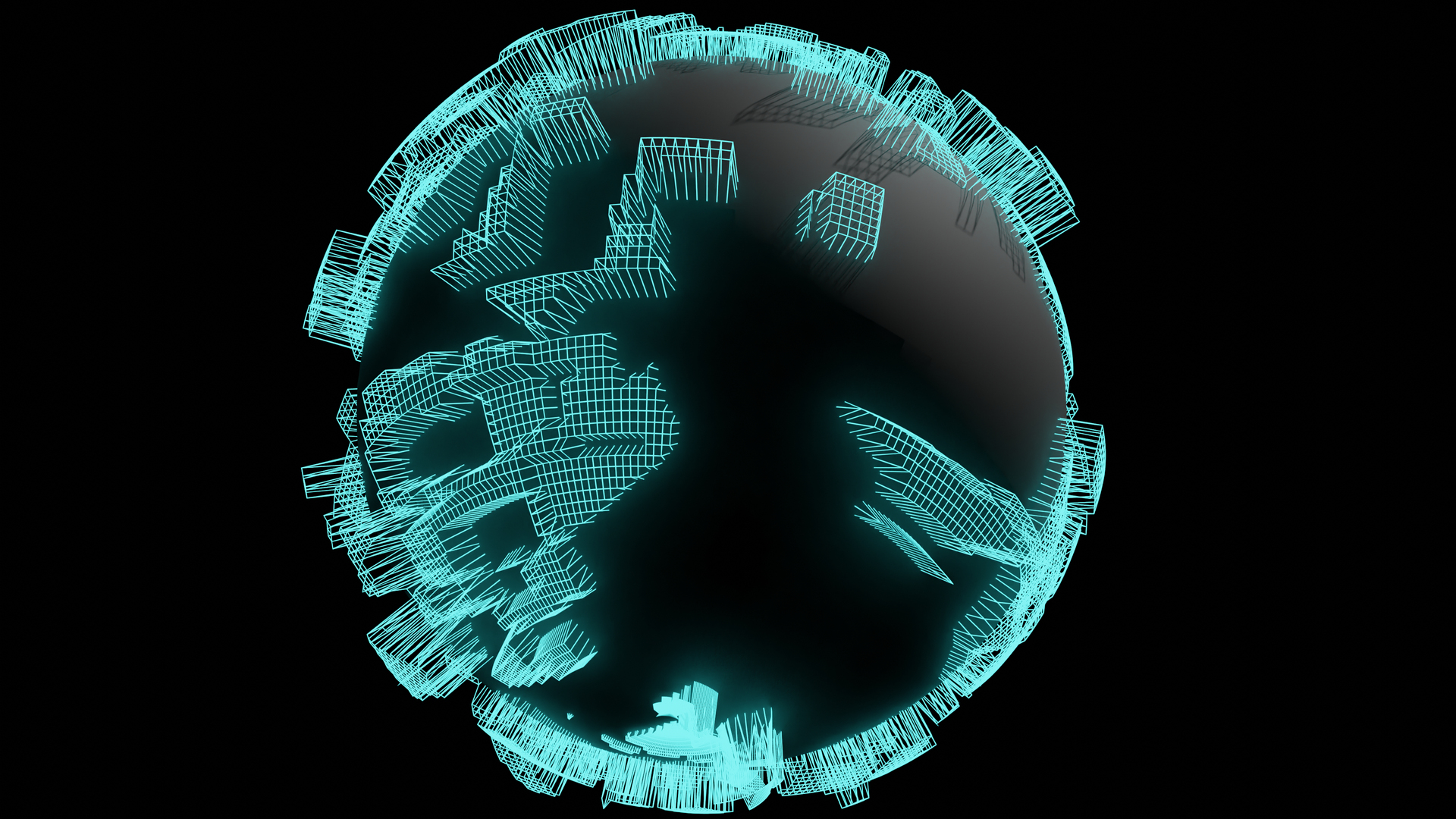 Wire sphere model - TurboSquid 1486598