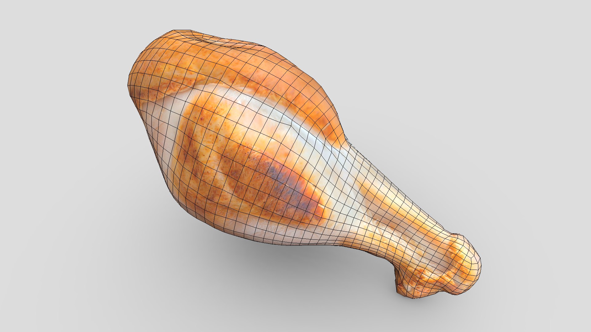 3D Fried Chicken Leg Model - TurboSquid 2224962