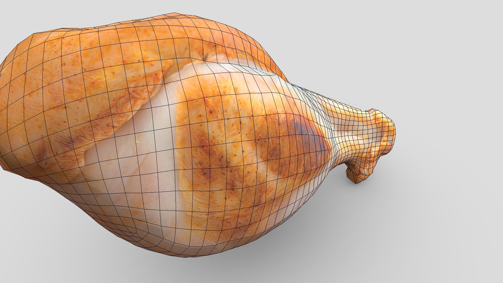 3D Fried Chicken Leg Model - TurboSquid 2224962