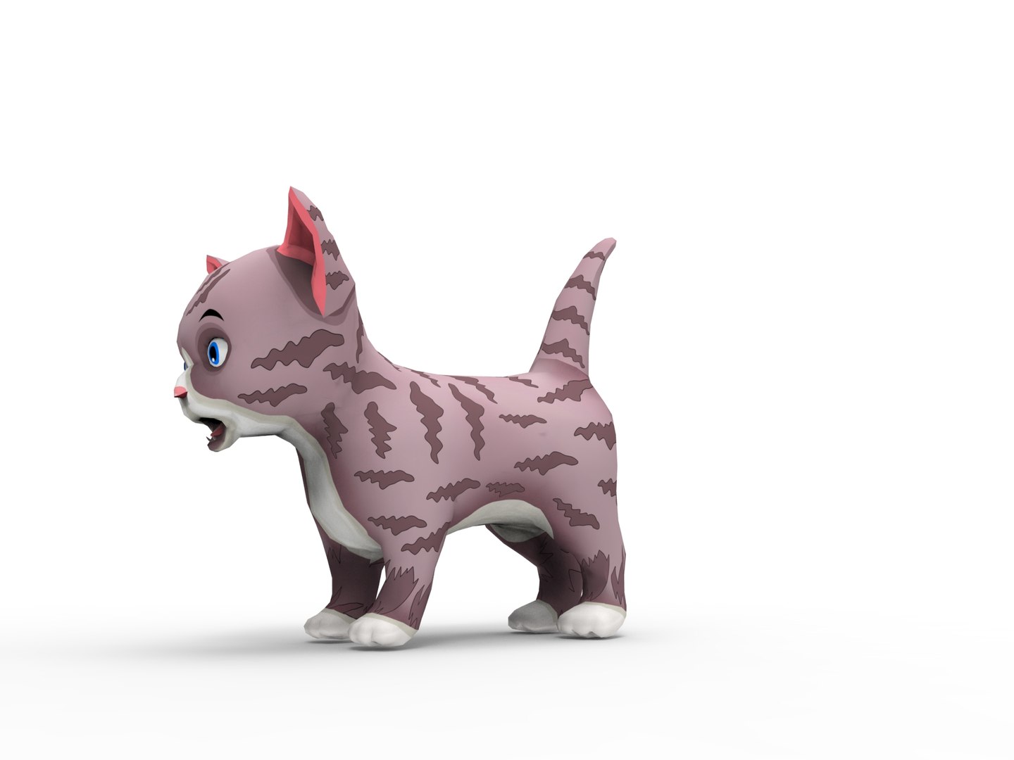 3D Cartoon Cat Animation - TurboSquid 1610307