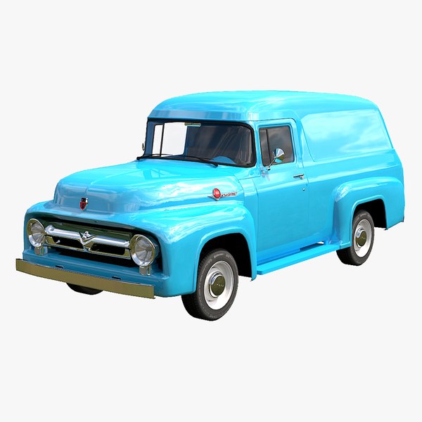 modelo 3d Ford F-100 Panel Van PBR - TurboSquid 1170408