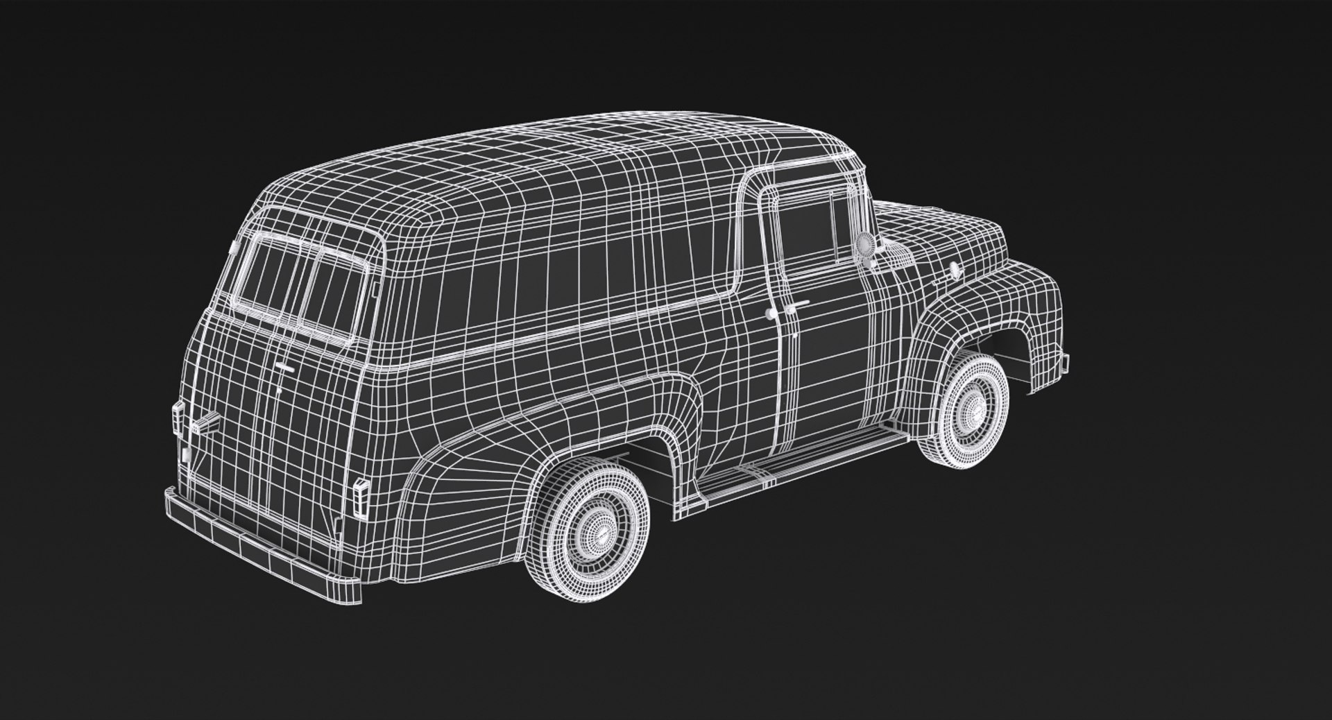 F-100 Panel Van Pbr 3D Model - TurboSquid 1170408