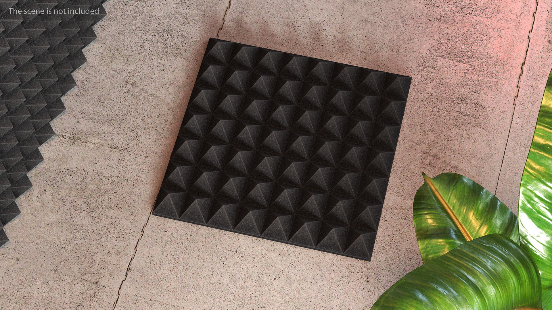 Sound Proofing Panel Black 3D model - TurboSquid 2070445
