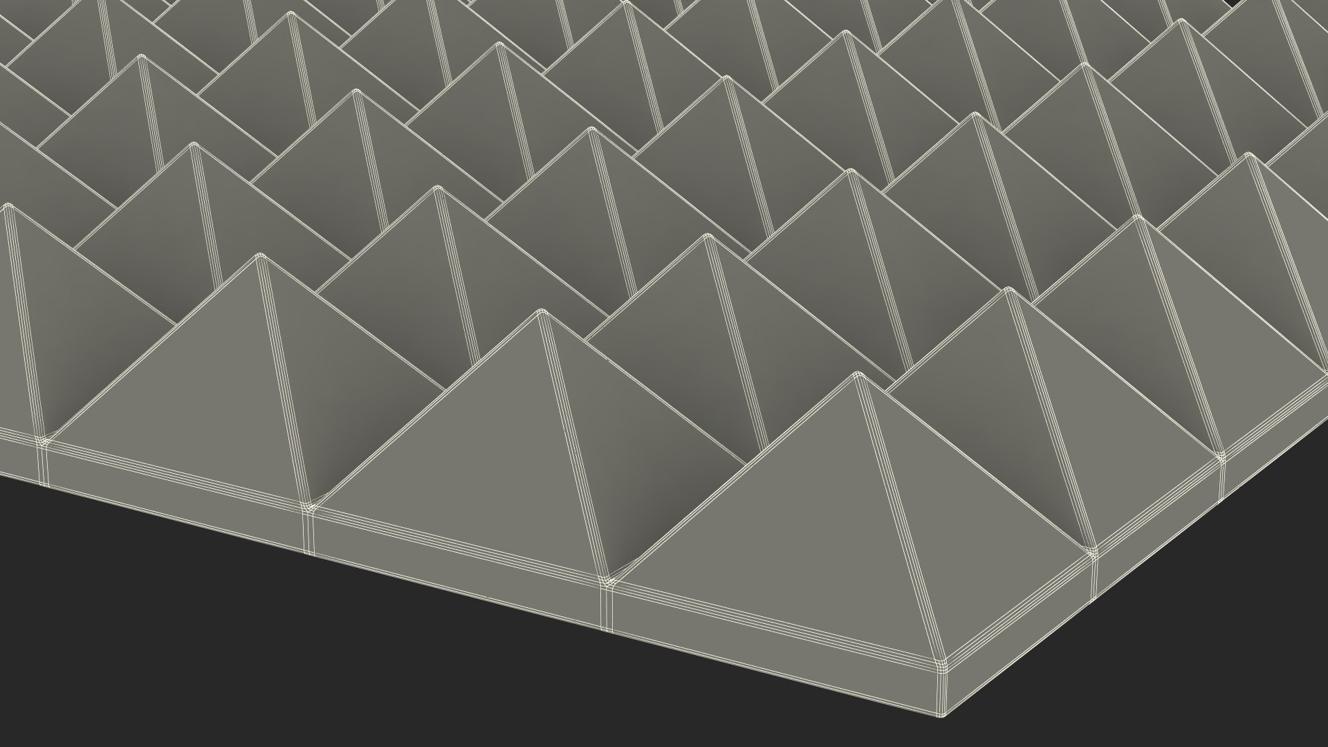 Sound Proofing Panel Black 3D model - TurboSquid 2070445