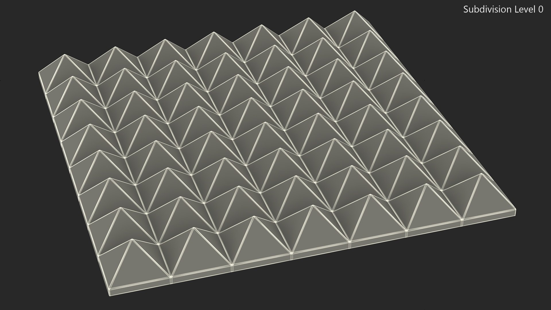Sound Proofing Panel Black 3D model - TurboSquid 2070445