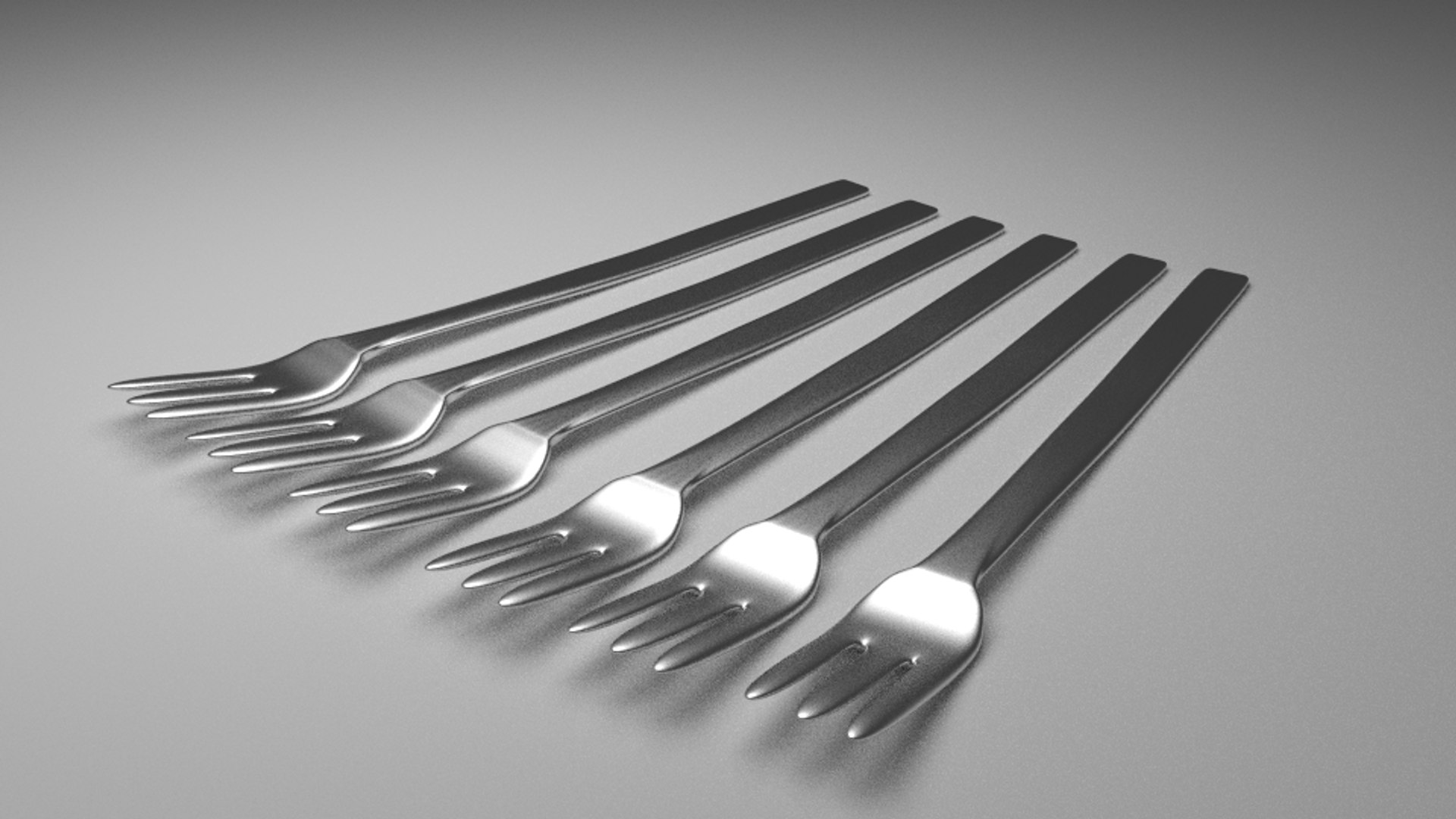 Fork Plate 3d Model