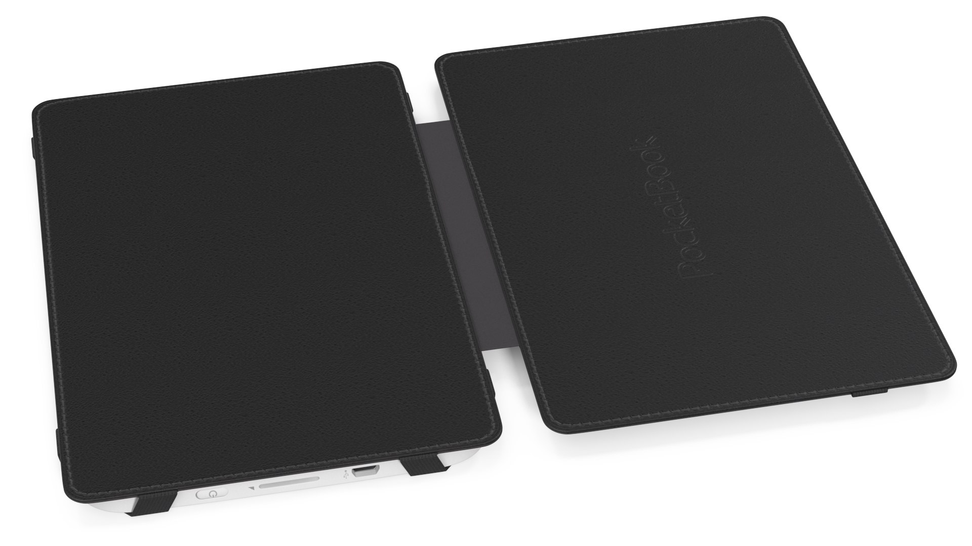 PocketBook 614 Limited Edition White With Open Case 3D Model ...