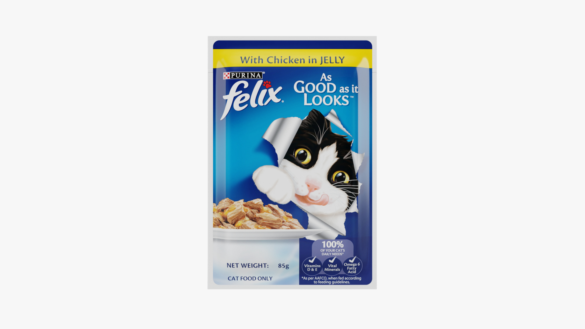 Purina Felix Cat Food Chicken 3D Model - TurboSquid 2181258