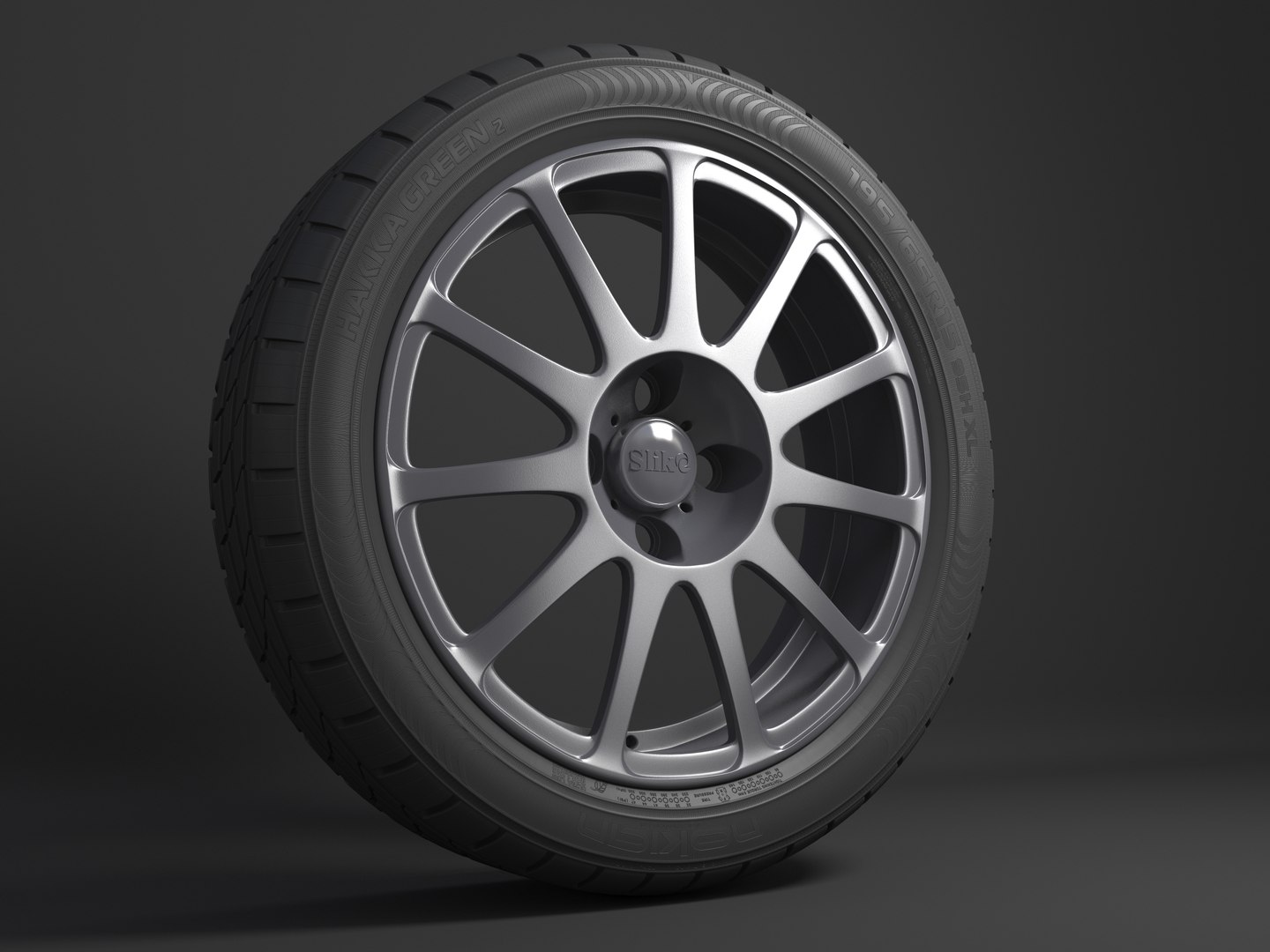 slik wheel 3d obj
