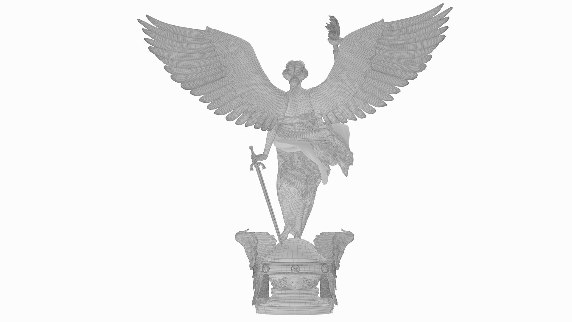 Statue Victory 3D Model - TurboSquid 1561678