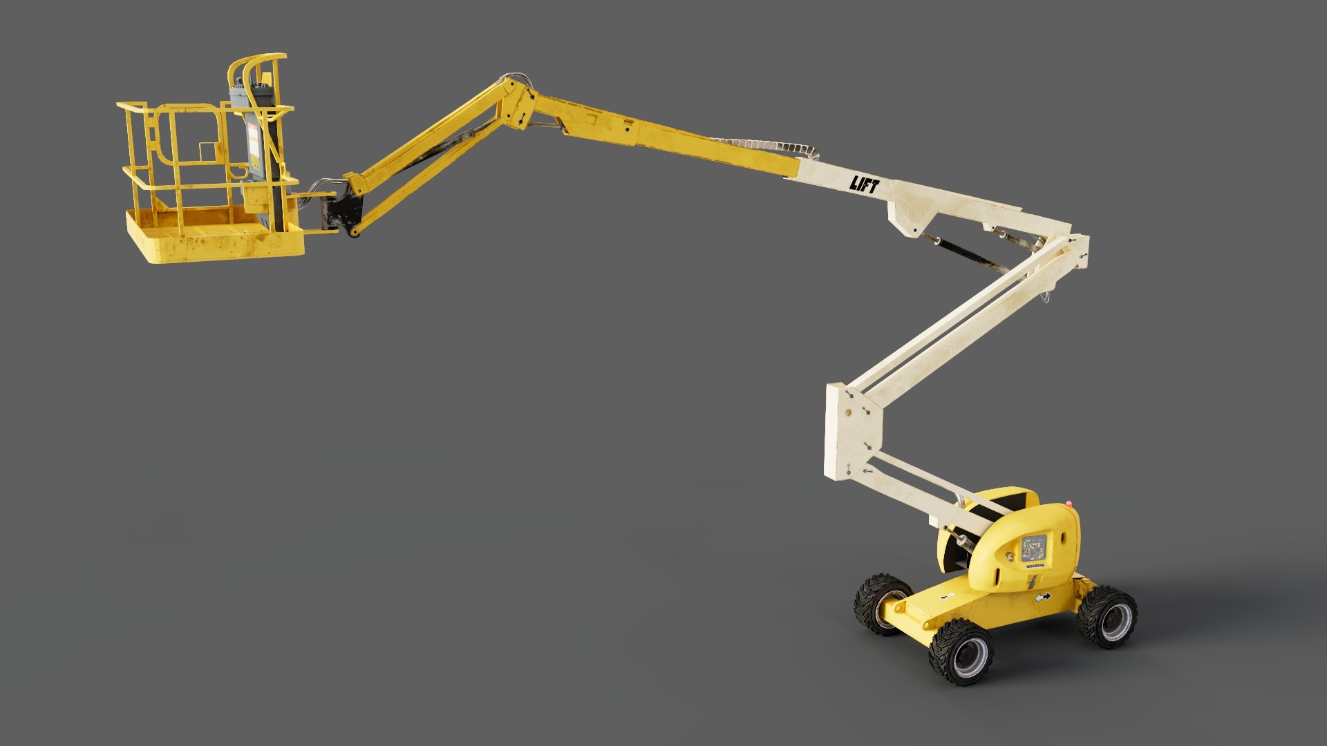 3D Telescopic Boom Lift Model - TurboSquid 2339340