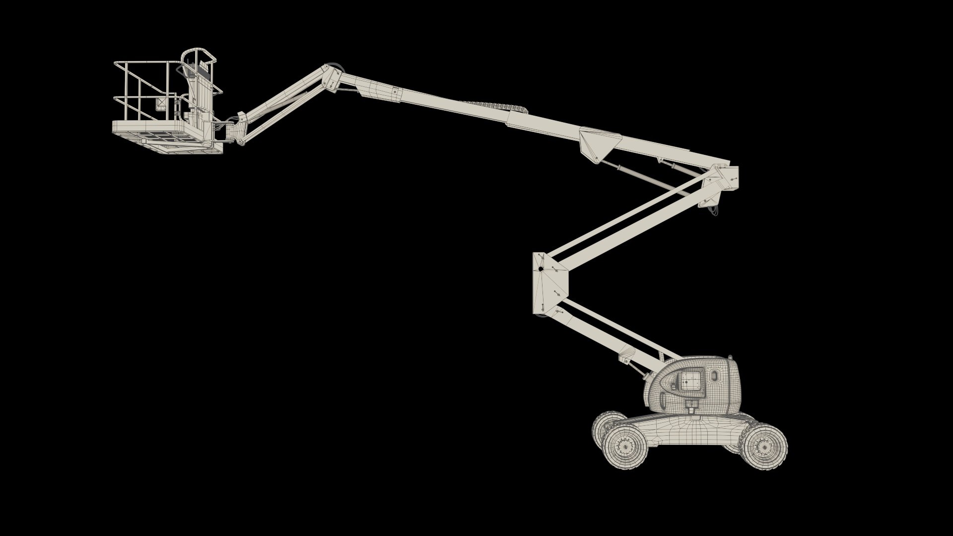 3D Telescopic Boom Lift Model - TurboSquid 2339340