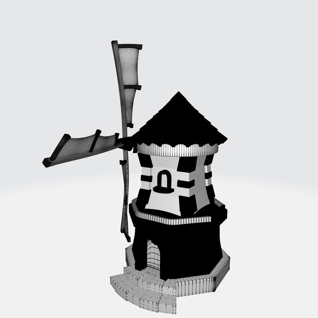 Windmill Model - TurboSquid 2093798