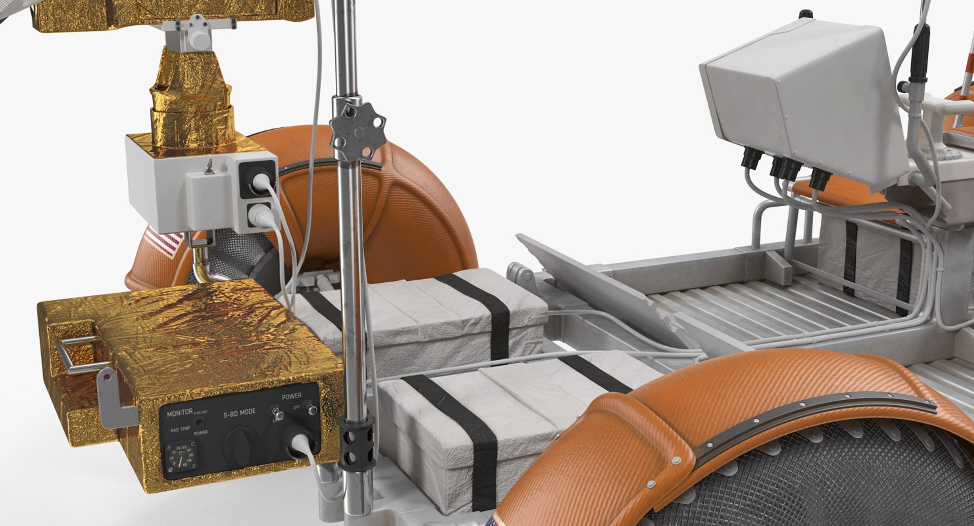 3D lunar roving vehicle apollo model - TurboSquid 1269396