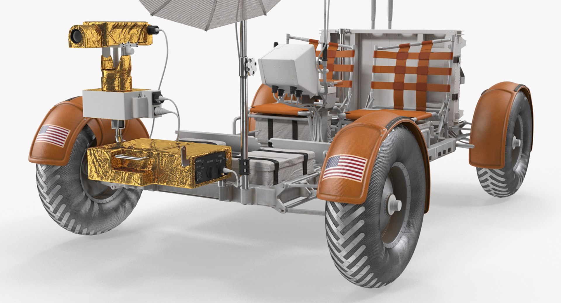 3D Lunar Roving Vehicle Apollo Model - TurboSquid 1269396