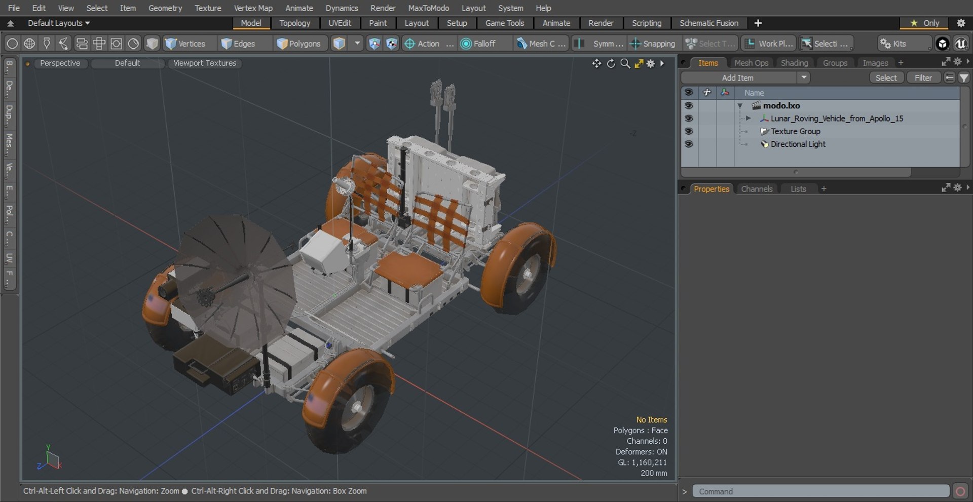 3D Lunar Roving Vehicle Apollo Model - TurboSquid 1269396