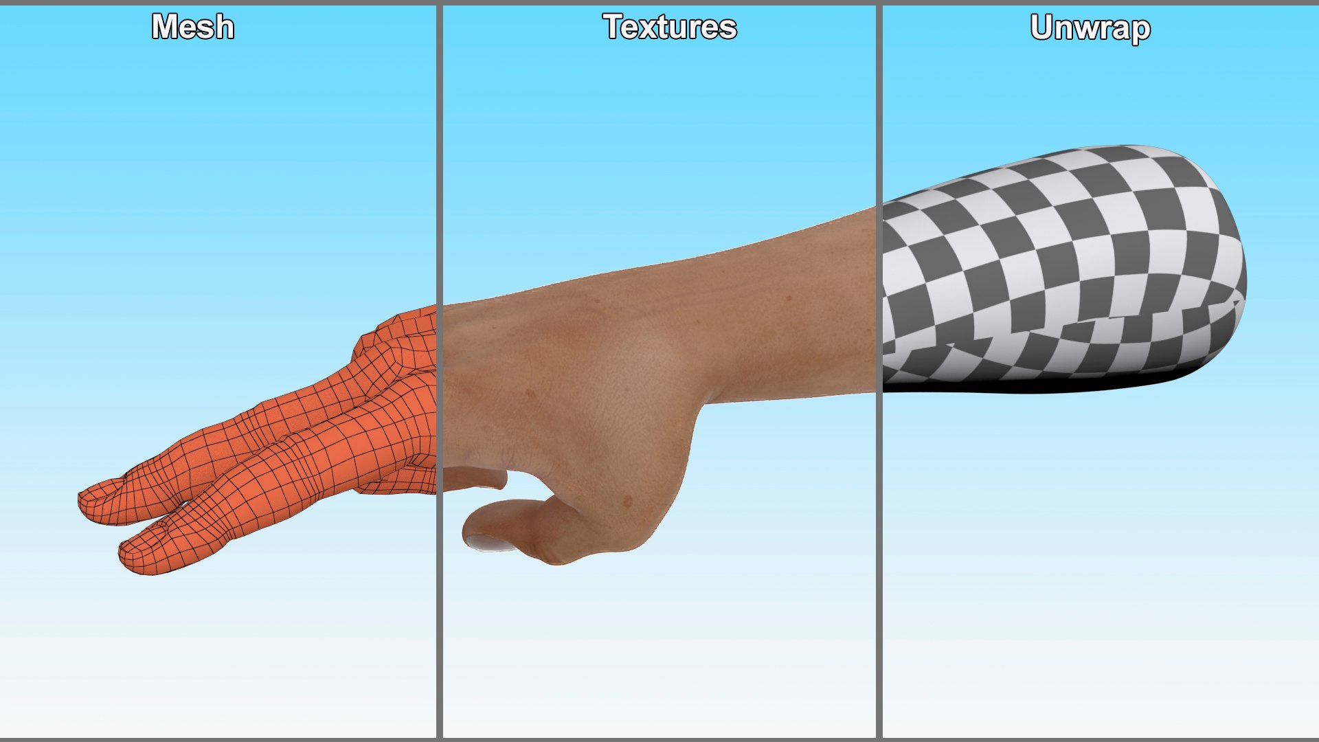 Male Caucasian Hand Victory Sign Pose 3D - TurboSquid 2193899