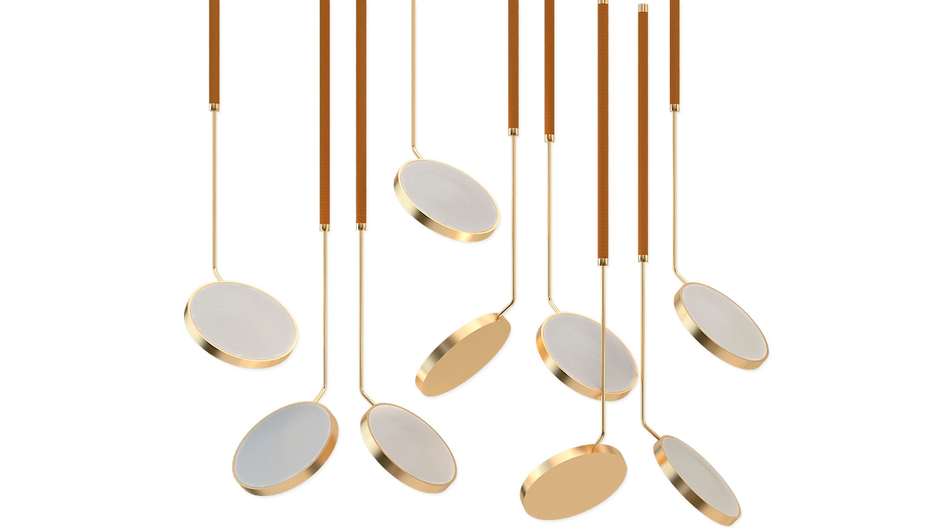 Spoon Penta Hanging Lamp 3D Model - TurboSquid 1742791