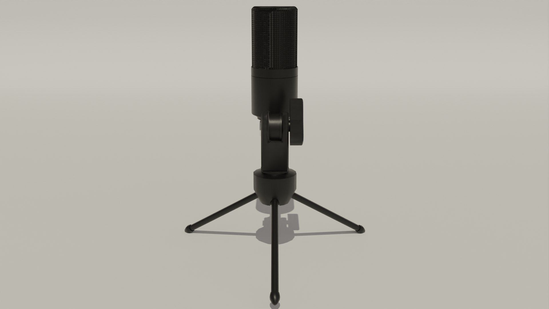 Black Microphone Minimalistic 3D model - TurboSquid 2076146