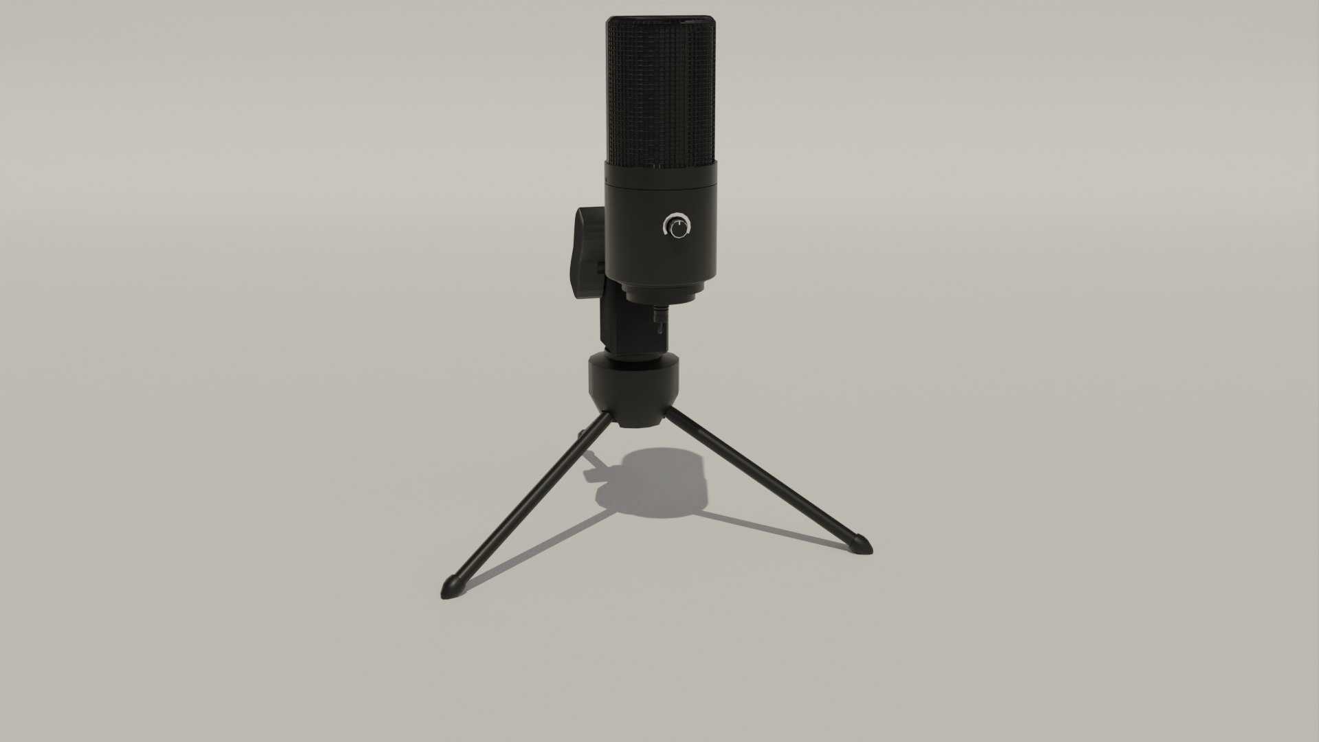 Black Microphone Minimalistic 3D Model - TurboSquid 2076146