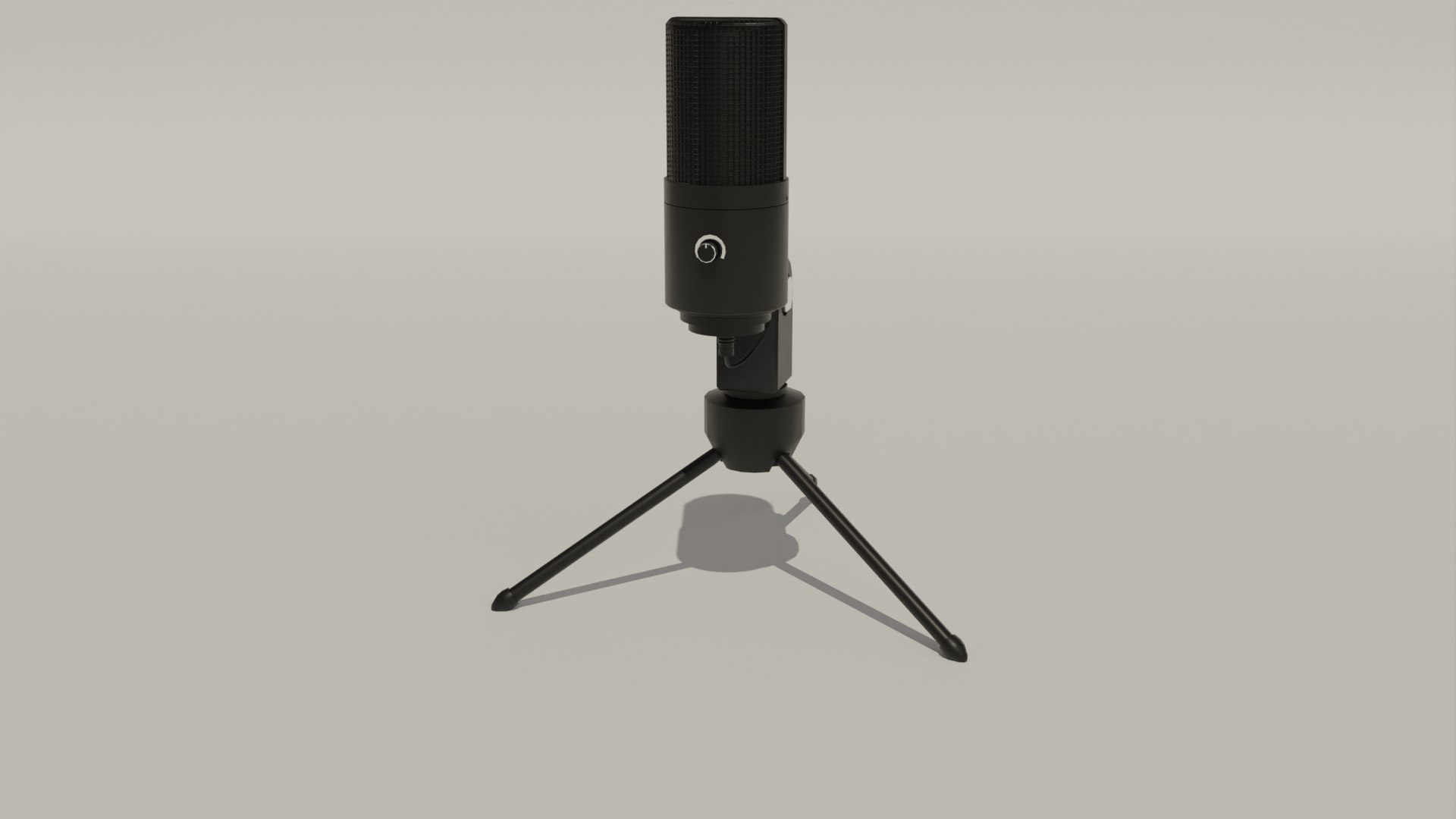 Black Microphone Minimalistic 3D Model - TurboSquid 2076146