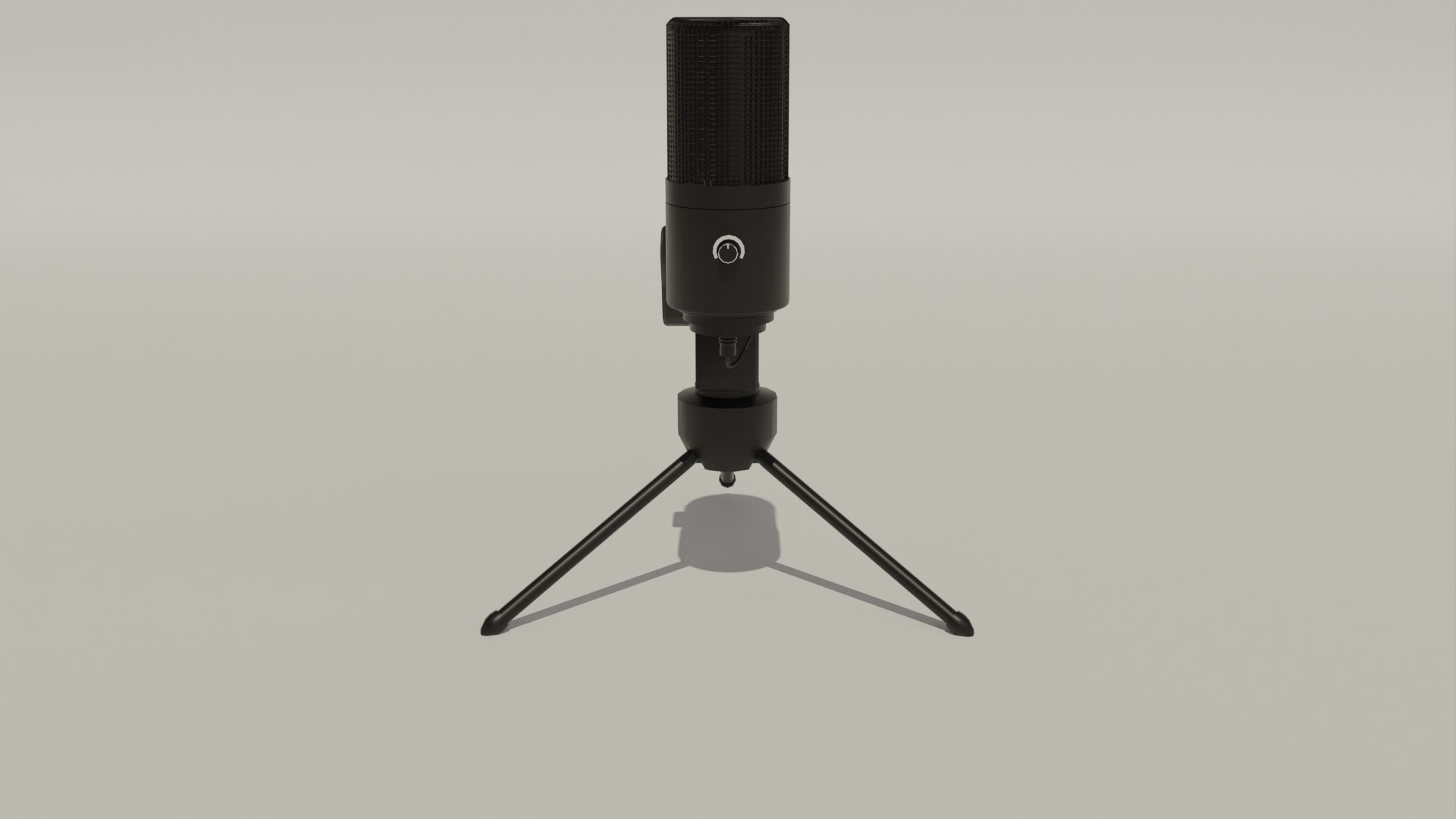 Black Microphone Minimalistic 3D Model - TurboSquid 2076146