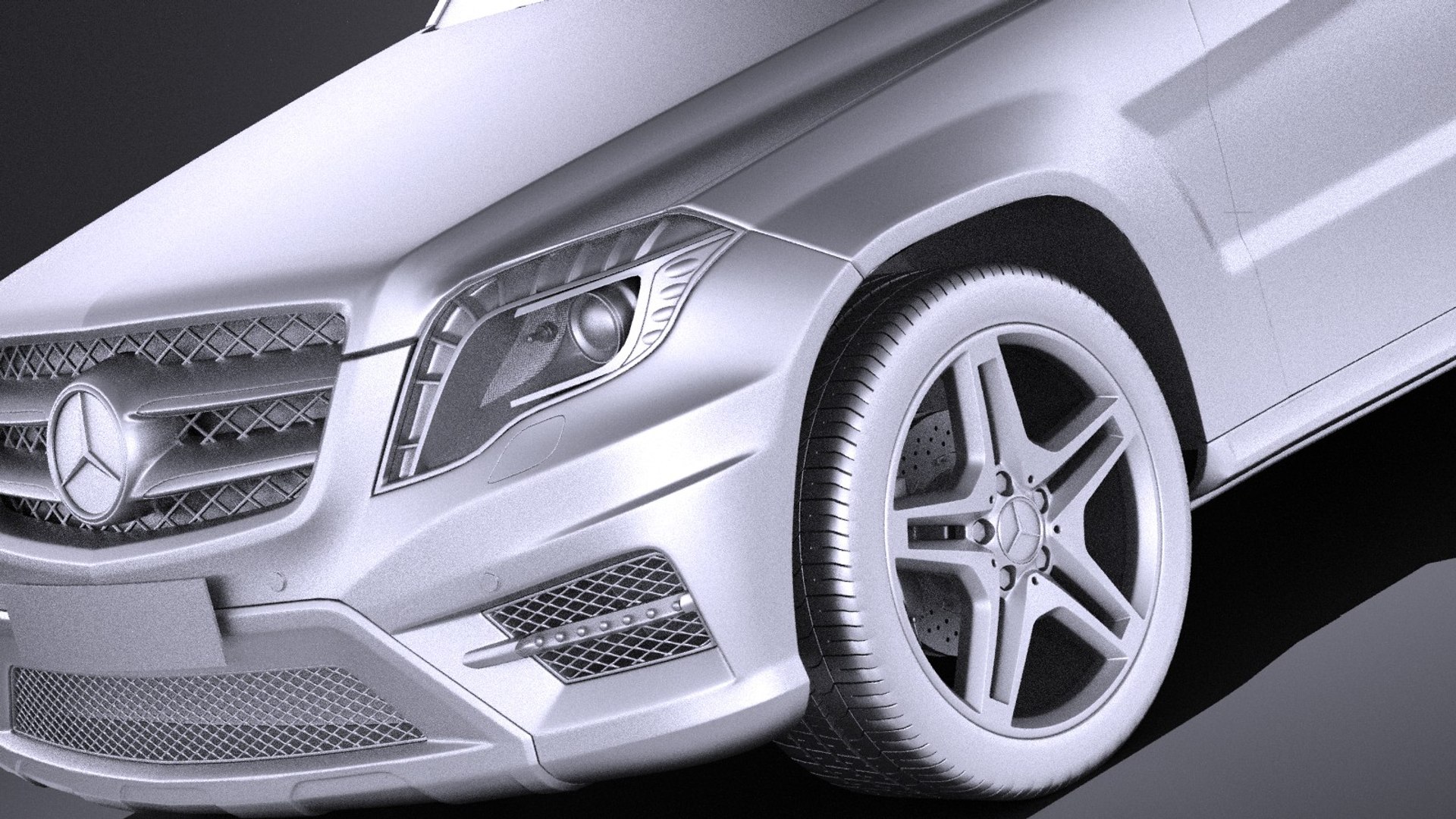 3D Model Mercedes Benz Glk - TurboSquid 1151519