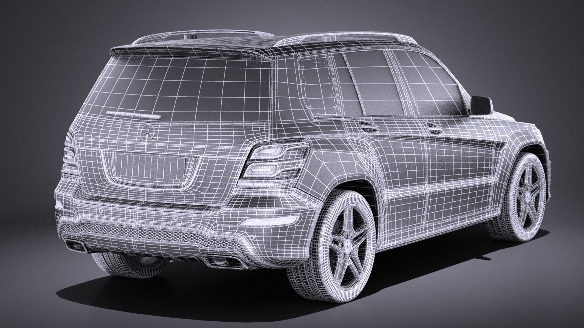 3D Model Mercedes Benz Glk - TurboSquid 1151519