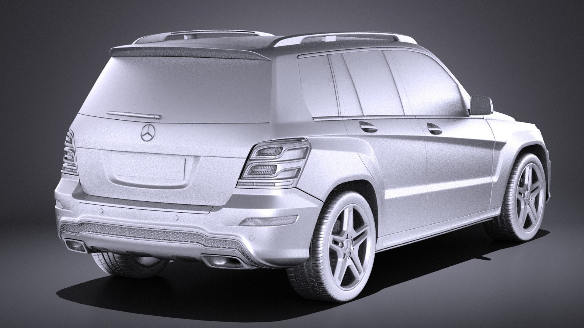 3D Model Mercedes Benz Glk - TurboSquid 1151519
