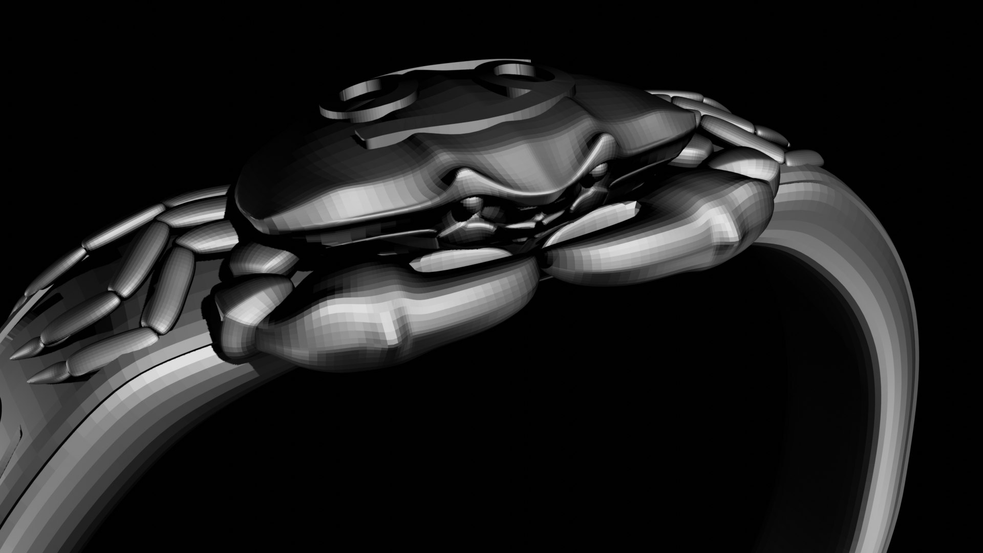 Cancer Astrology Ring 3D Model - TurboSquid 2334879