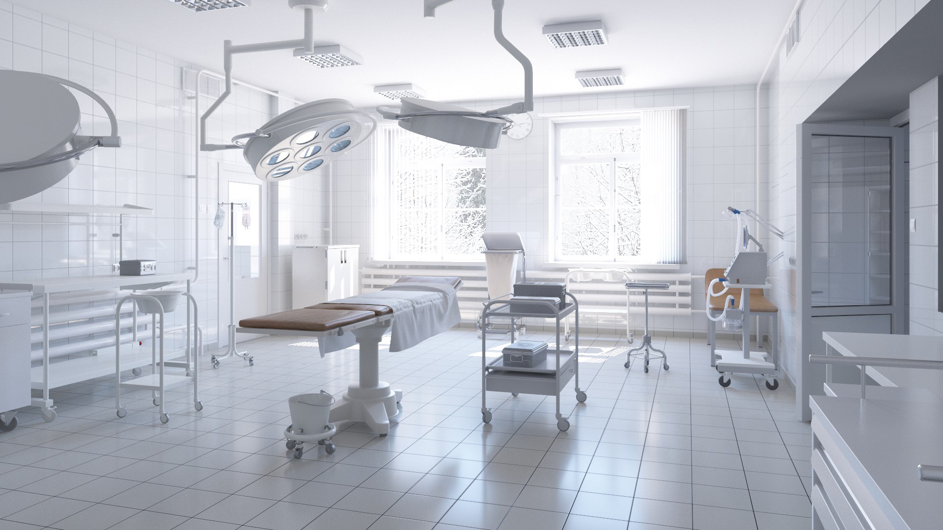 Operating Room 3 3D model - TurboSquid 2013145