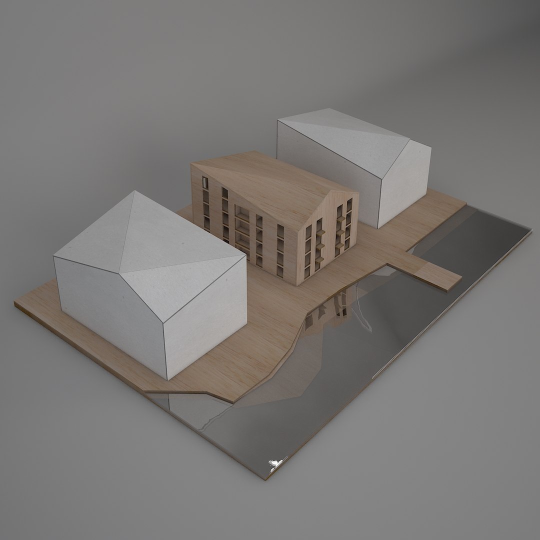 Architecture Physical Balsa Modeled 3D Model - TurboSquid 1163403