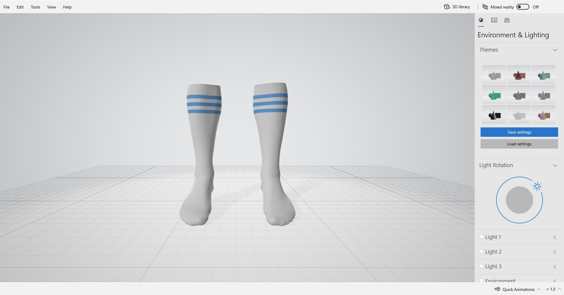3D Model Casual Socks - TurboSquid 2089232