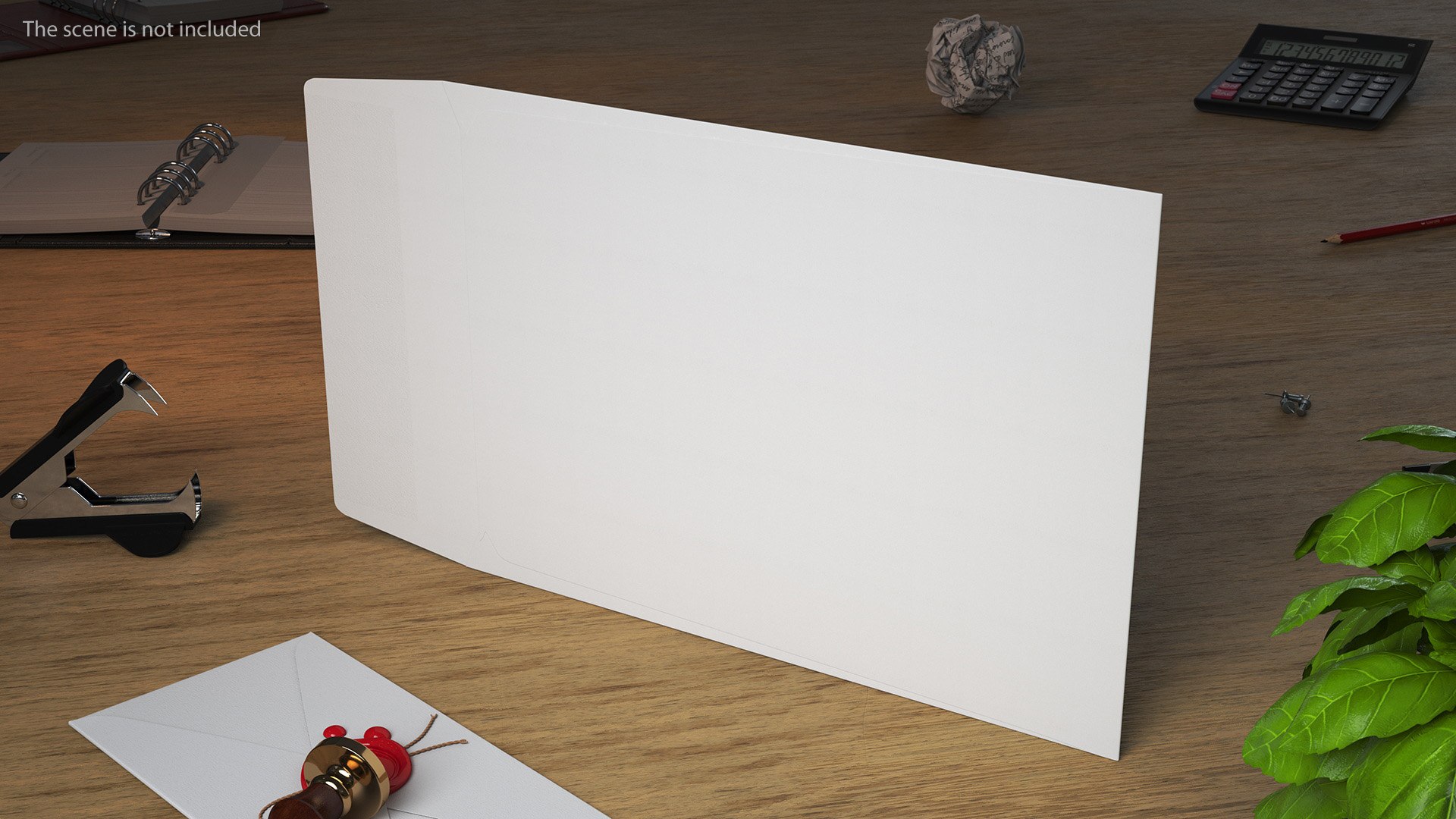 3D Model Pocket Envelope White Paper Rigged - TurboSquid 2211498