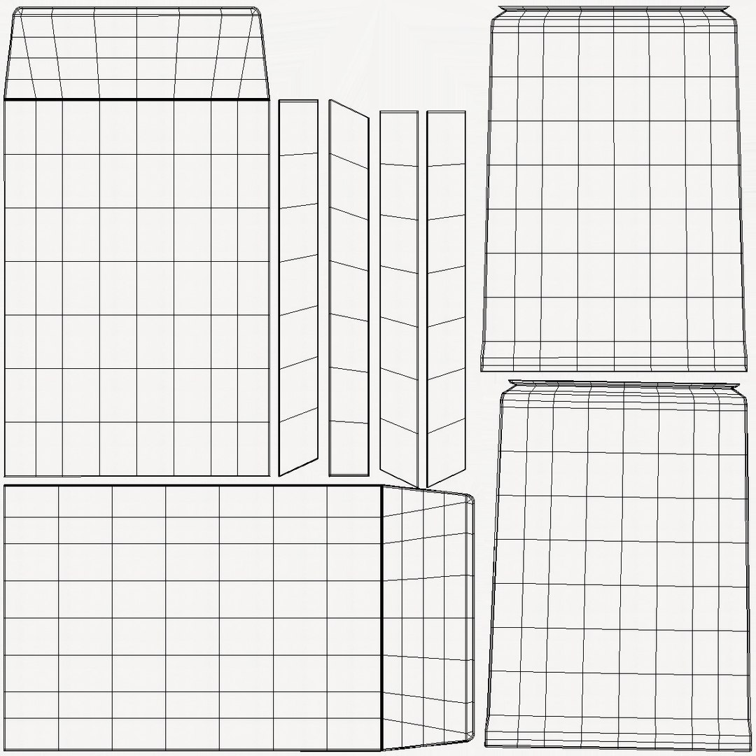 3D Model Pocket Envelope White Paper Rigged - TurboSquid 2211498